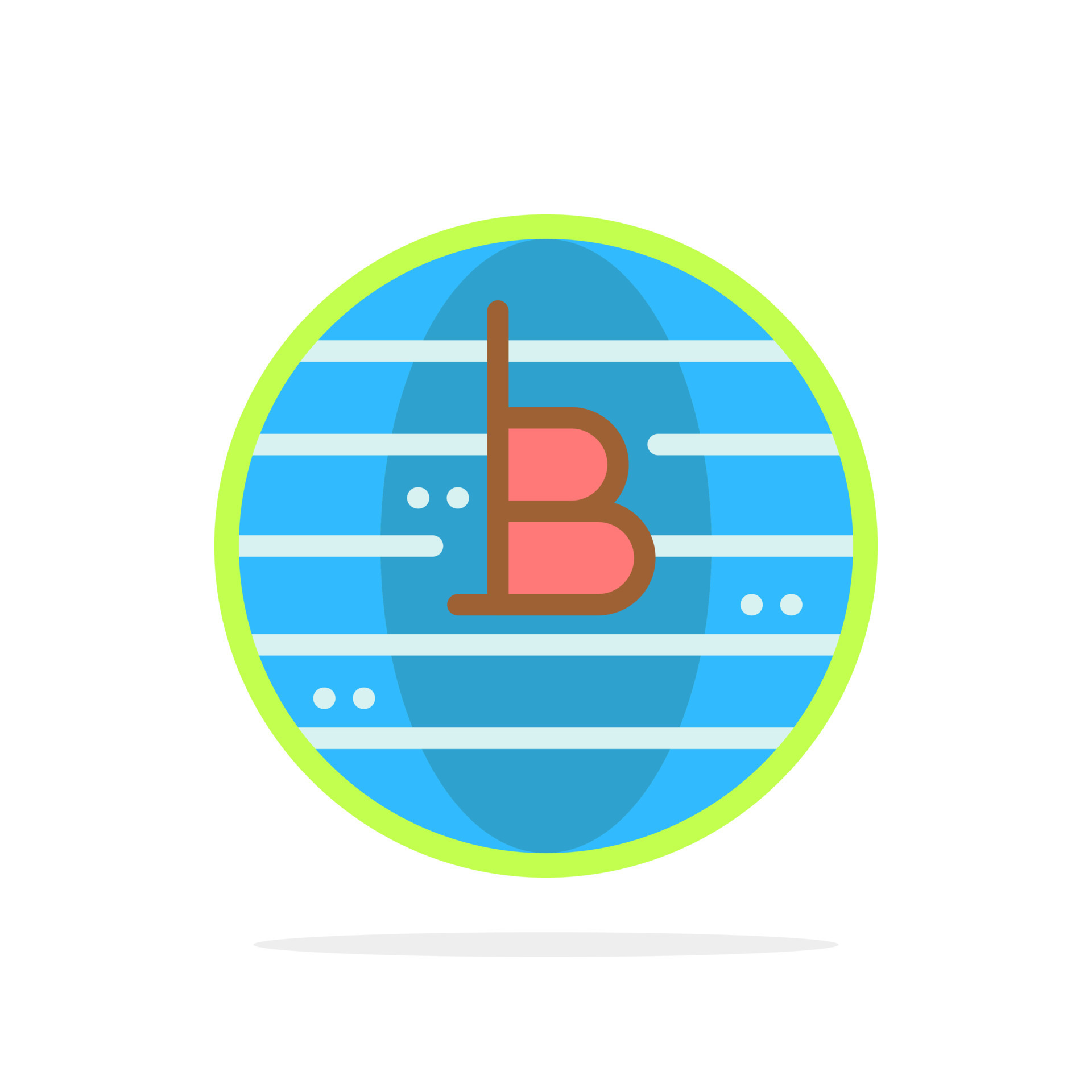 Future Money Bitcoin Block Chain Crypto Currency Decentralized Abstract Circle Background Flat