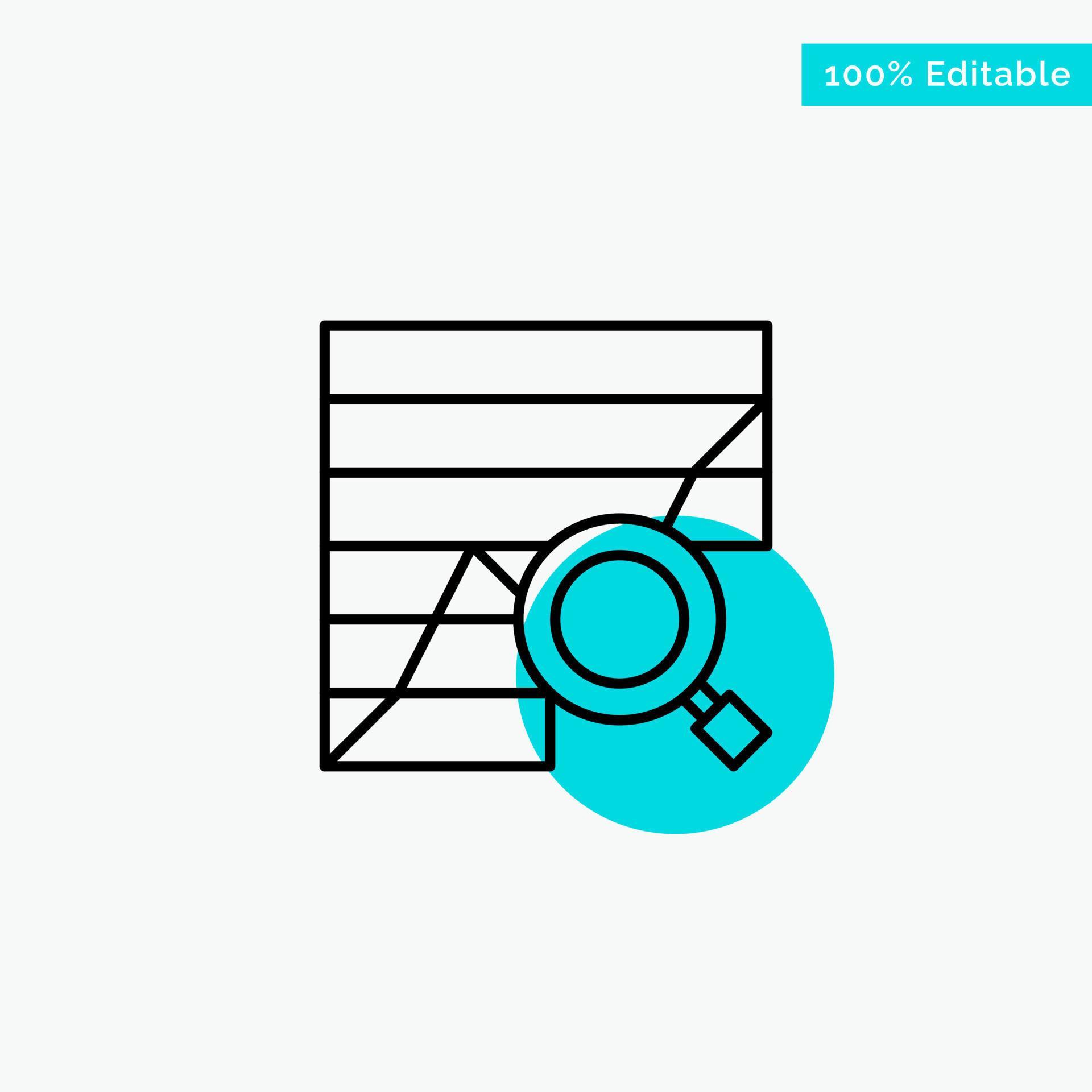 Analysis Analytic Analytics Chart Data Graph turquoise highlight circle point Vector icon ...