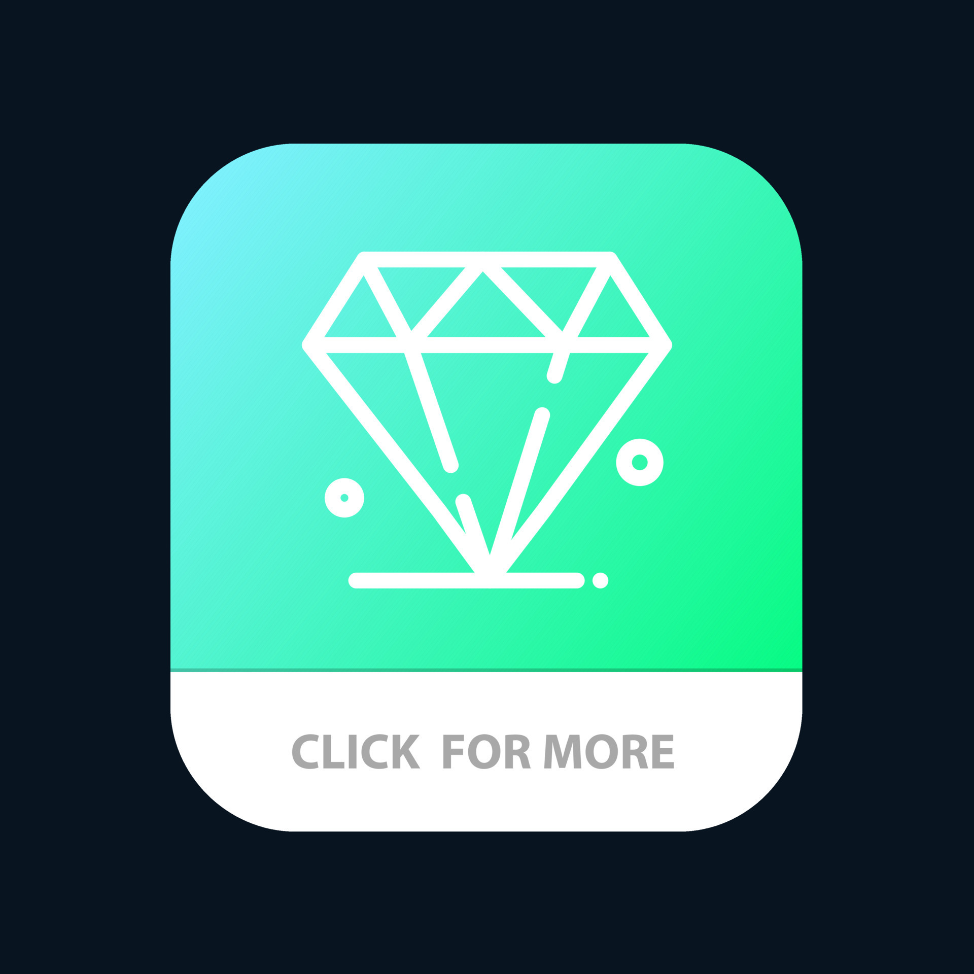 Diamond Jewel Madrigal Mobile App Button Android And Ios Line Version 19128962 Vector Art At
