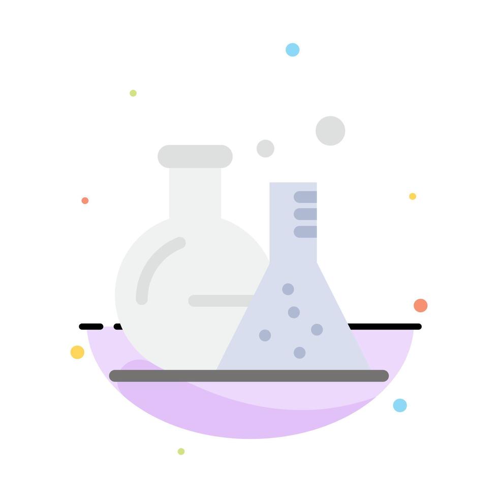 Tube Flask Lab Science Abstract Flat Color Icon Template 19129104
