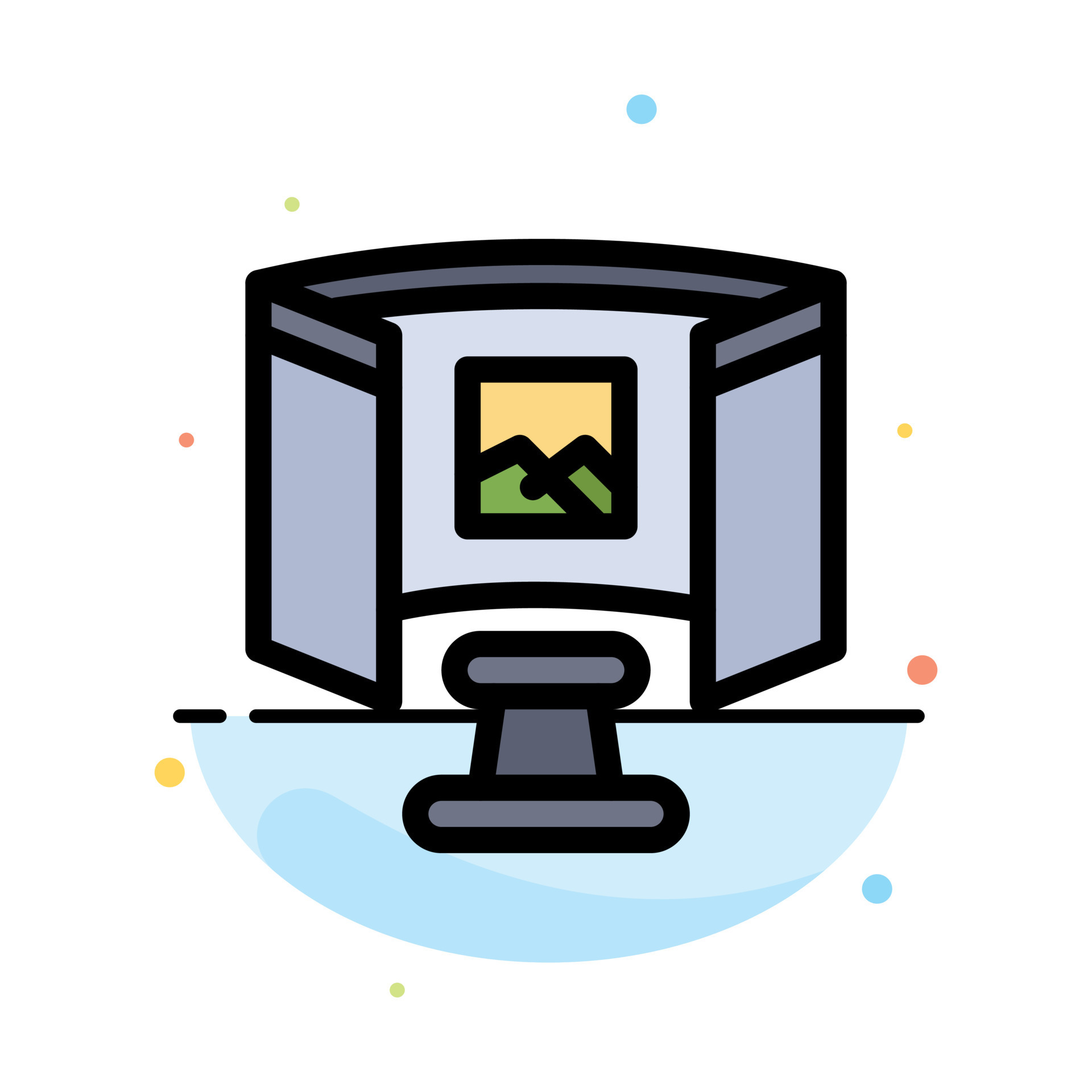 Future Glasses Science Technology Abstract Flat Color Icon Template ... Future Glasses Science Technology Abstract Flat Color Icon Template ...