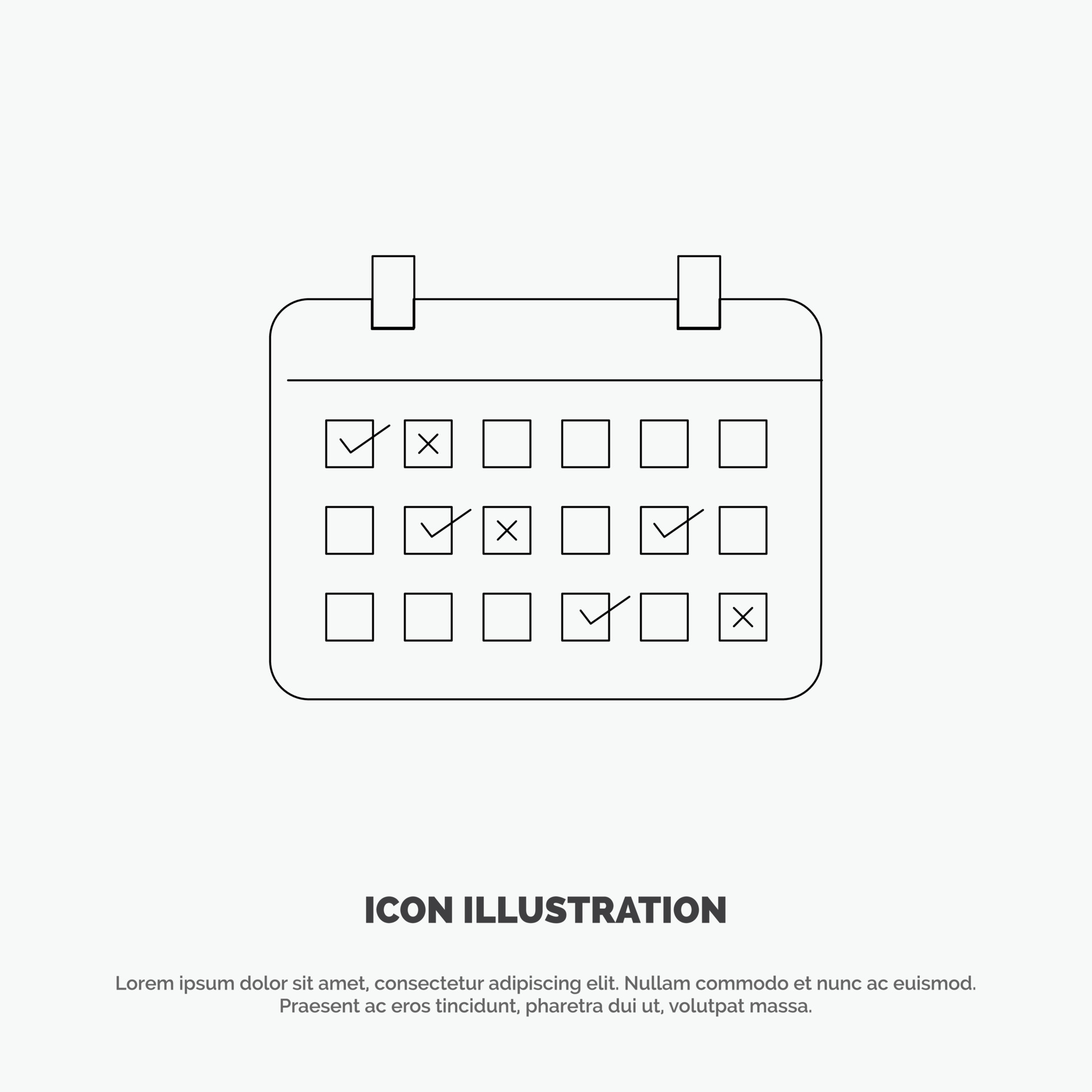 Calendar Date Month Year Time Line Icon Vector 19130386 Vector Art at ... Calendar Date Month Year Time Line Icon Vector 19130386 Vector Art at ...