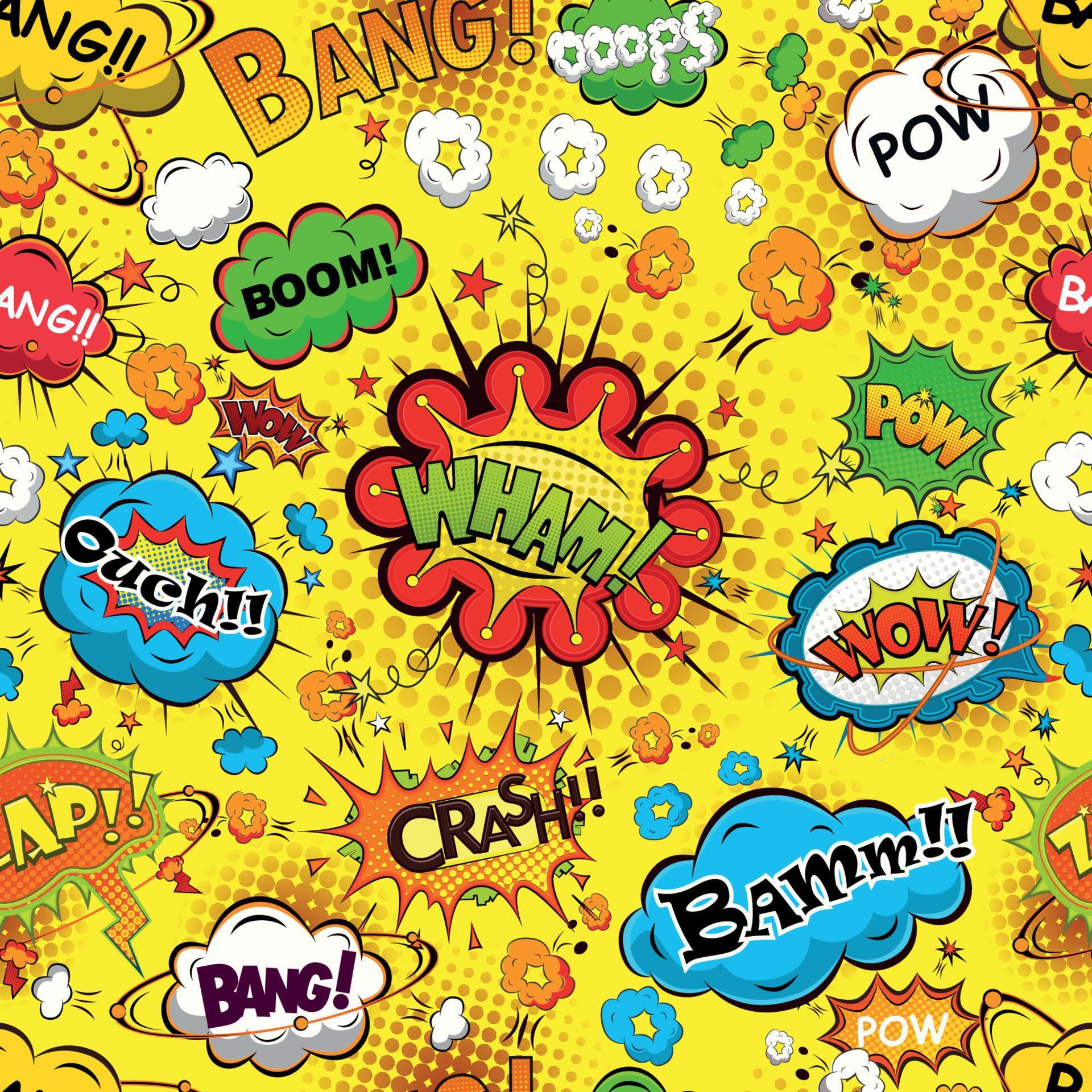 Comic speech bubbles seamless pattern vector 19134138 Vector Art at Vecteezy