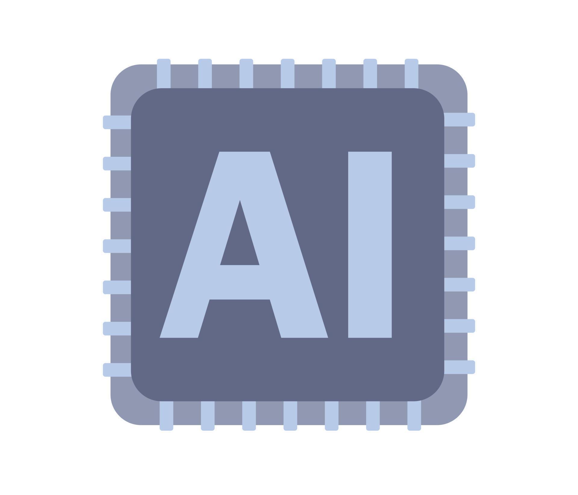 AI Processor. Artificial intelligence concept. AI chip, machine ...