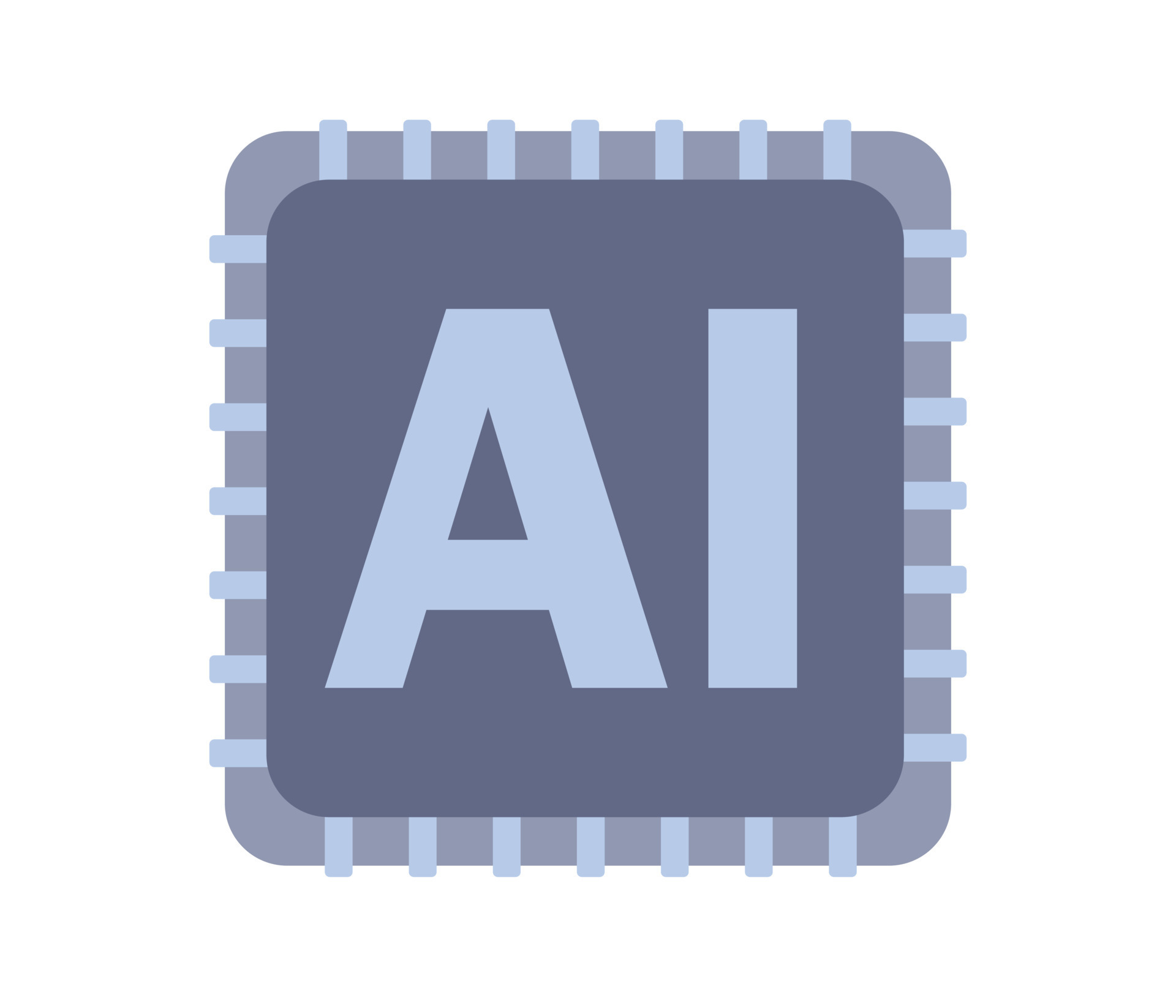 AI Processor. Artificial intelligence concept. AI chip, machine ...