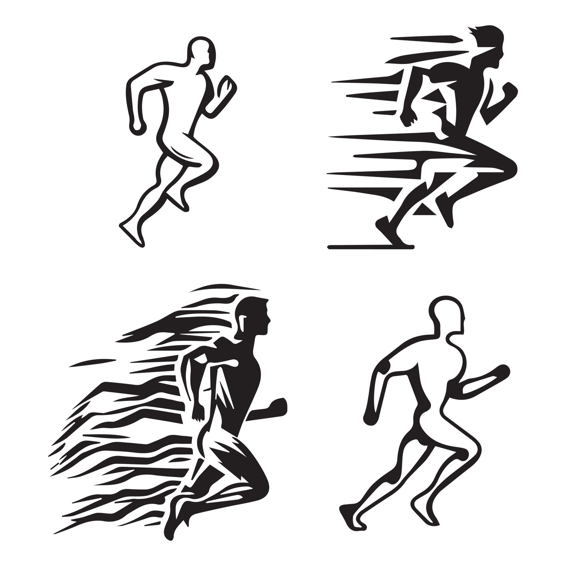 Running Man icon, logo vector black outline 19136549 Vector Art at Vecteezy Running Man icon, logo vector black outline 19136549 Vector Art at Vecteezy