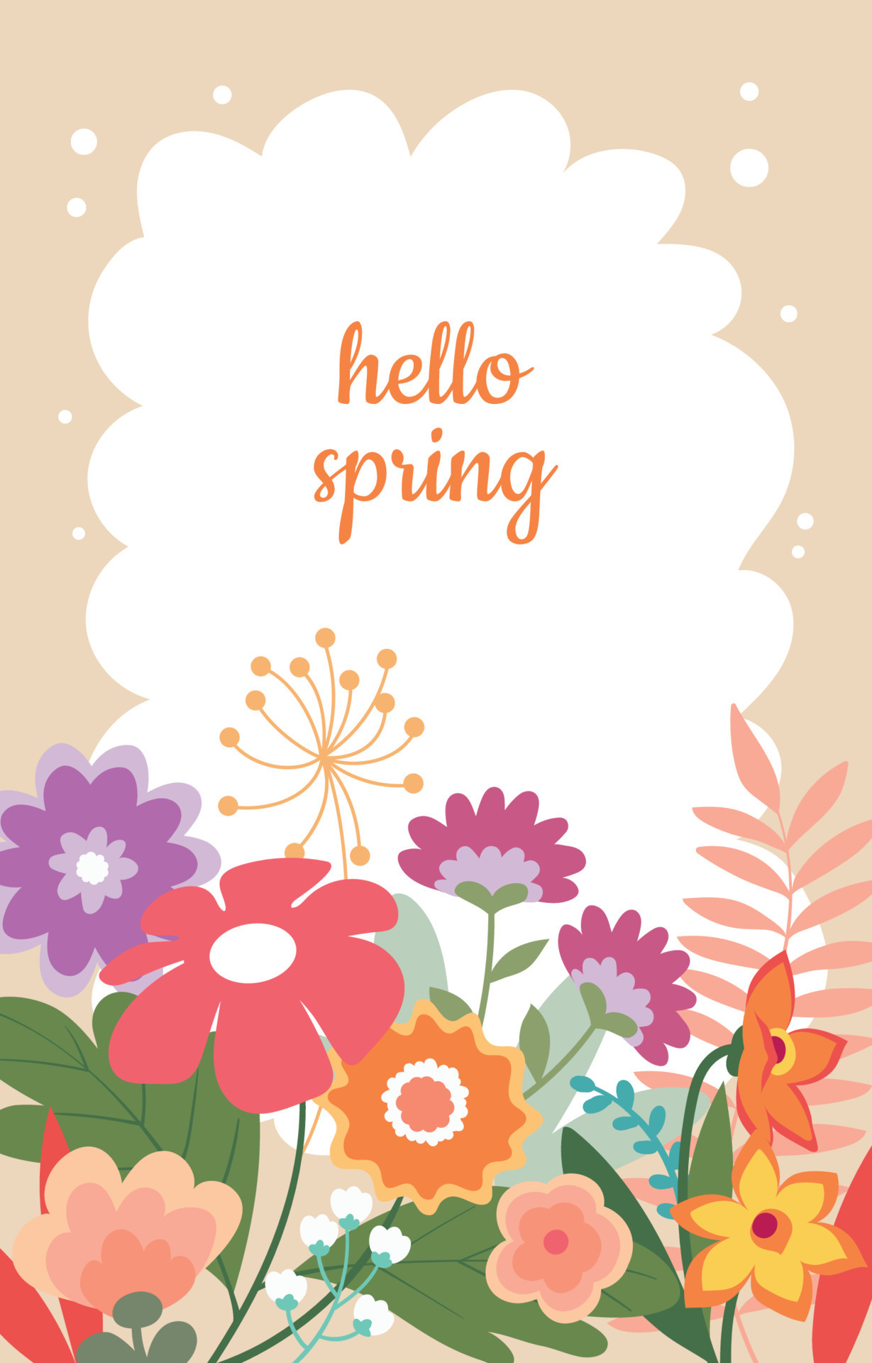 Spring Floral Background 19137112 Vector Art at Vecteezy