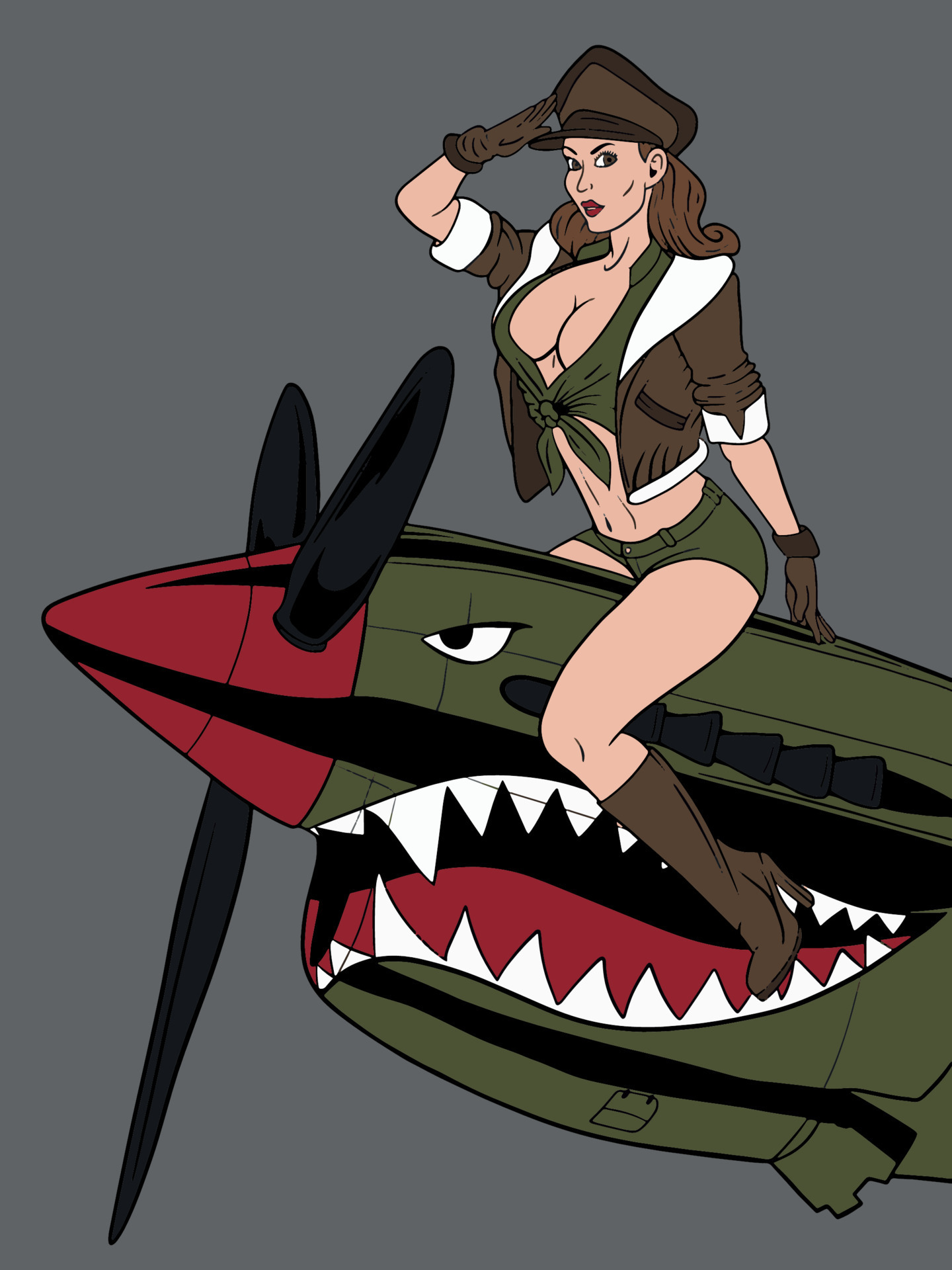 Illustration of pin up girl vector 19137845 Vector Art at Vecteezy Illustration of pin up girl vector 19137845 Vector Art at Vecteezy