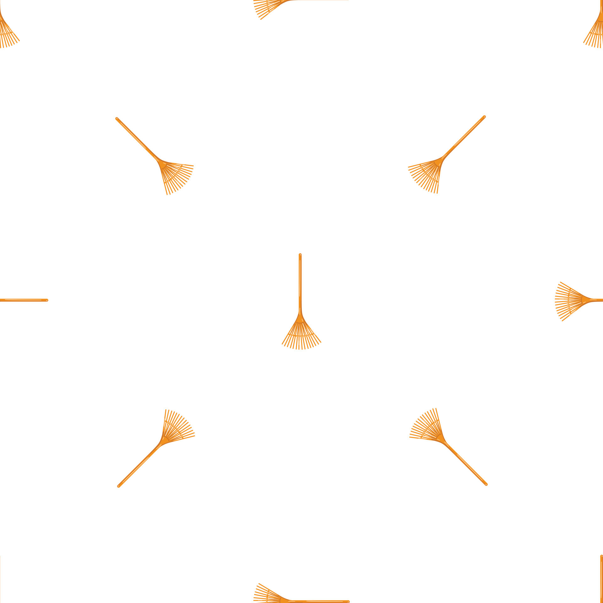 Leaf rake pattern seamless vector 19140866 Vector Art at Vecteezy