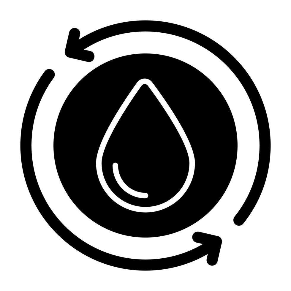 Conceptual solid design icon of water recycling 19141270 Vector Art at ... Conceptual solid design icon of water recycling 19141270 Vector Art at ...