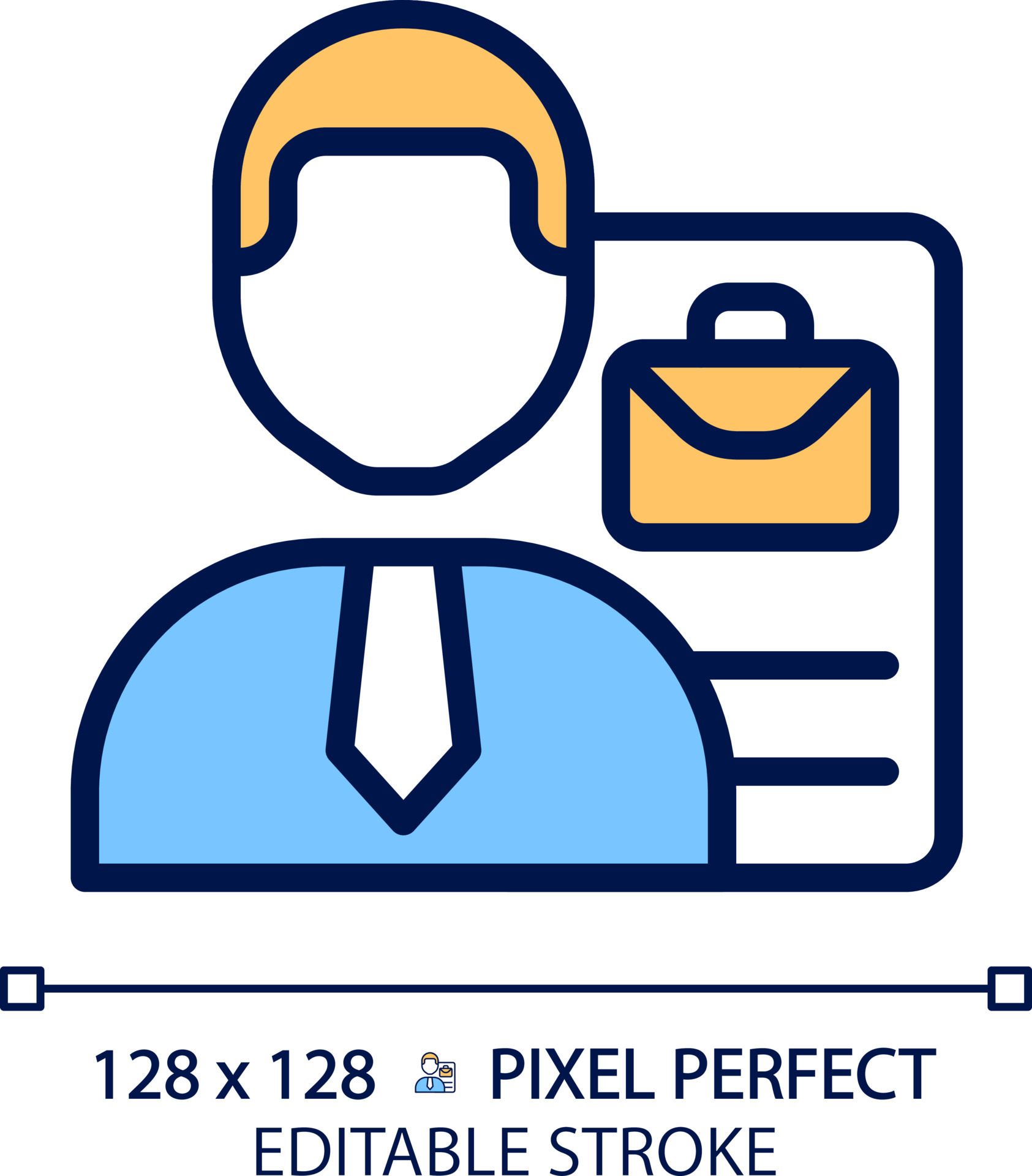 Recruitment Pixel Perfect Rgb Color Icon Hiring Process Choosing Candidate Job Position