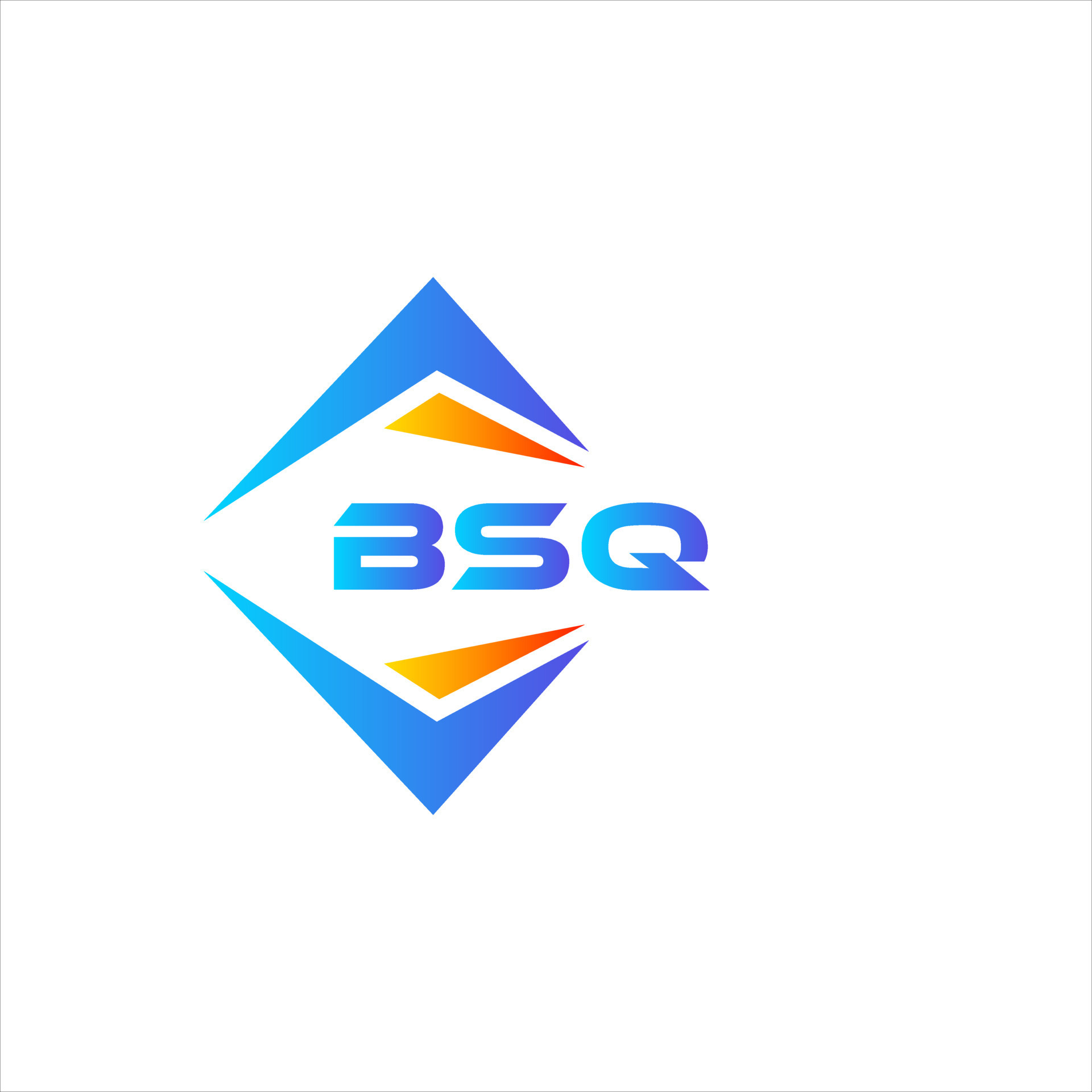 diseño de logotipo de tecnología abstracta webbsq sobre fondo blanco. concepto de logotipo de ...