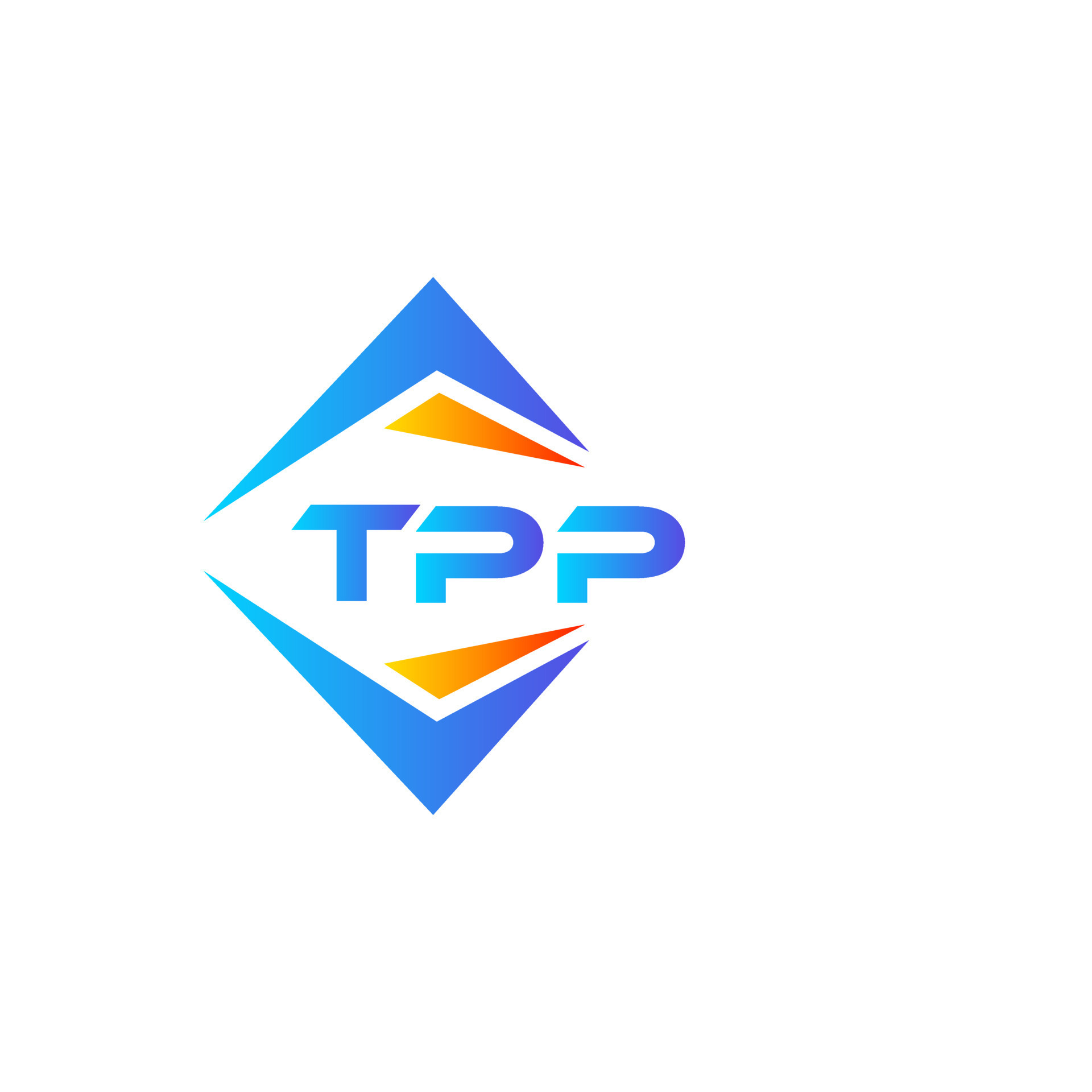 Tpp Abstract Technology Logo Design On White Background Tpp Creative Initials Letter Logo