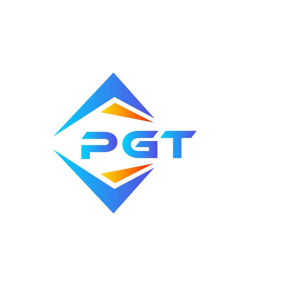 PGT abstract technology logo design on white background. PGT creative initials letter logo ...