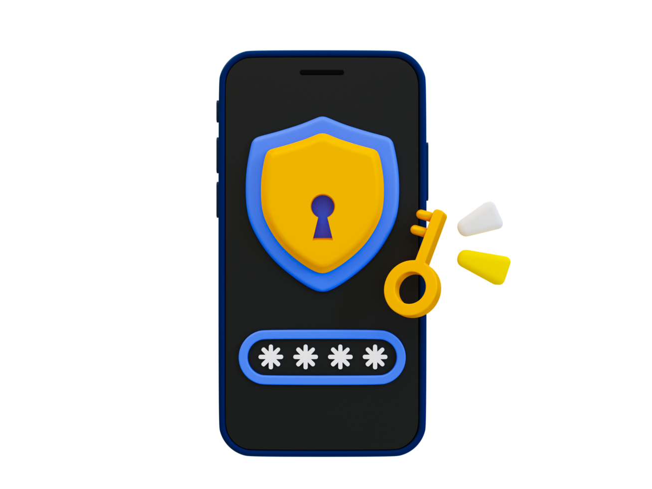 3d Minimal Password Verification Password Authentication Concept User