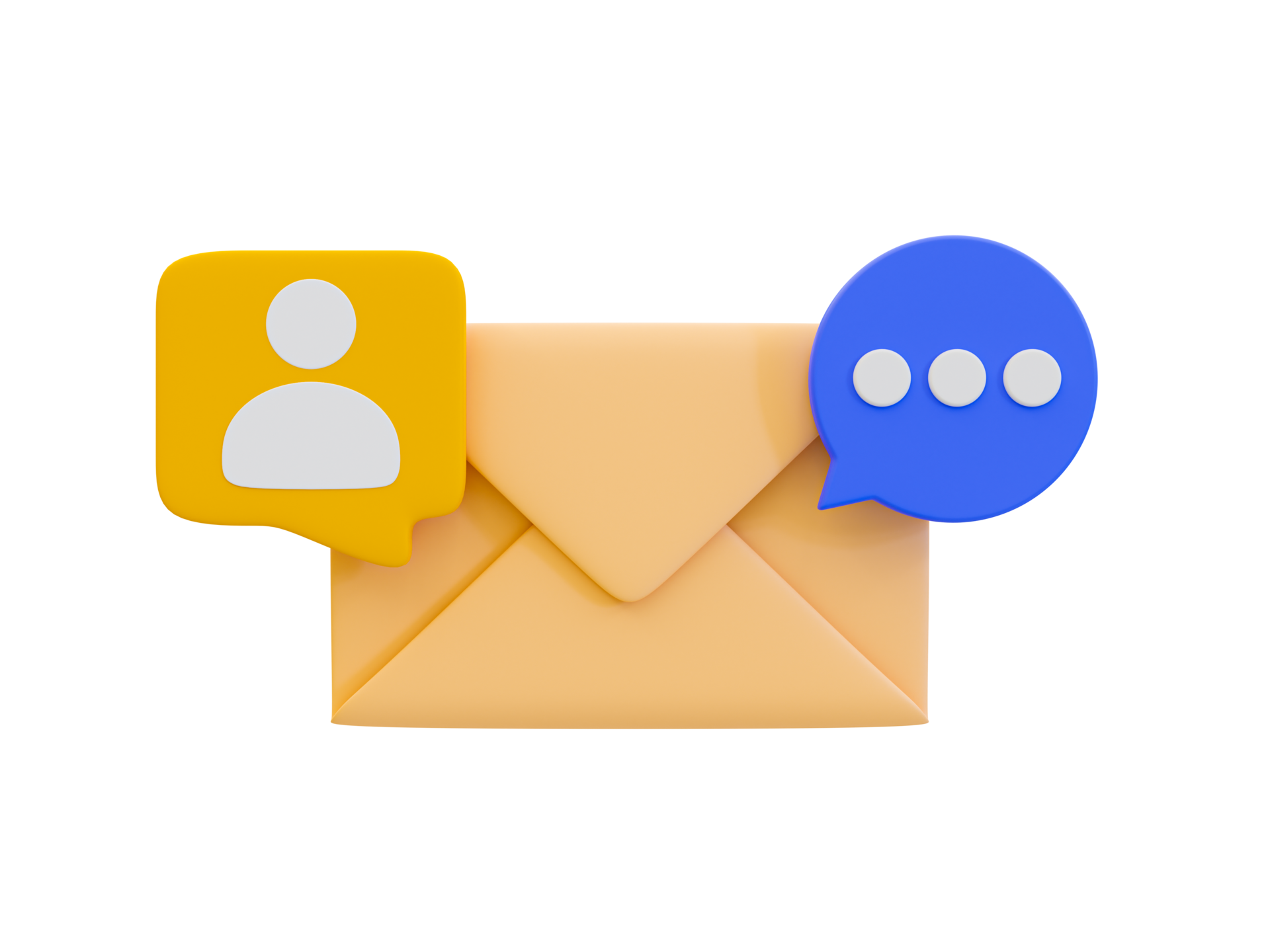 3d minimal online communication concept. Social network. Online ... 3d minimal online communication concept. Social network. Online ...