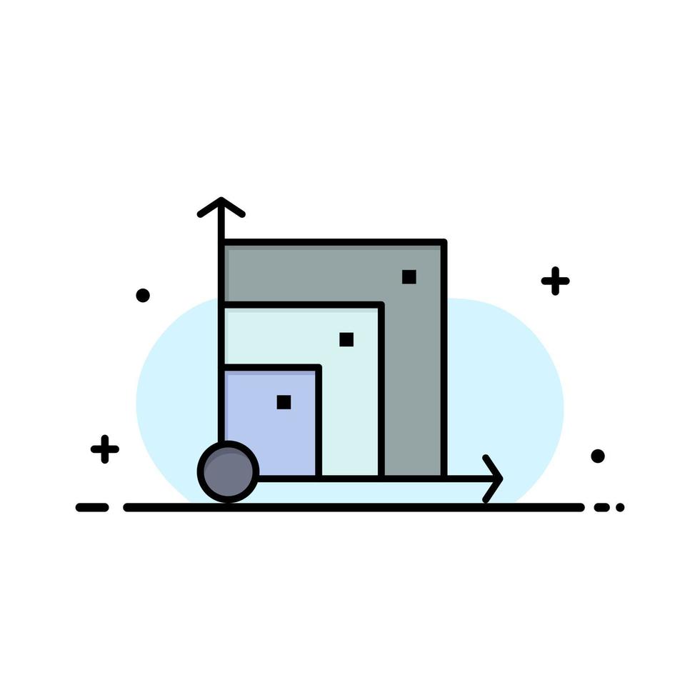 Scalable System Scalable System Science Business Flat Line Filled Icon