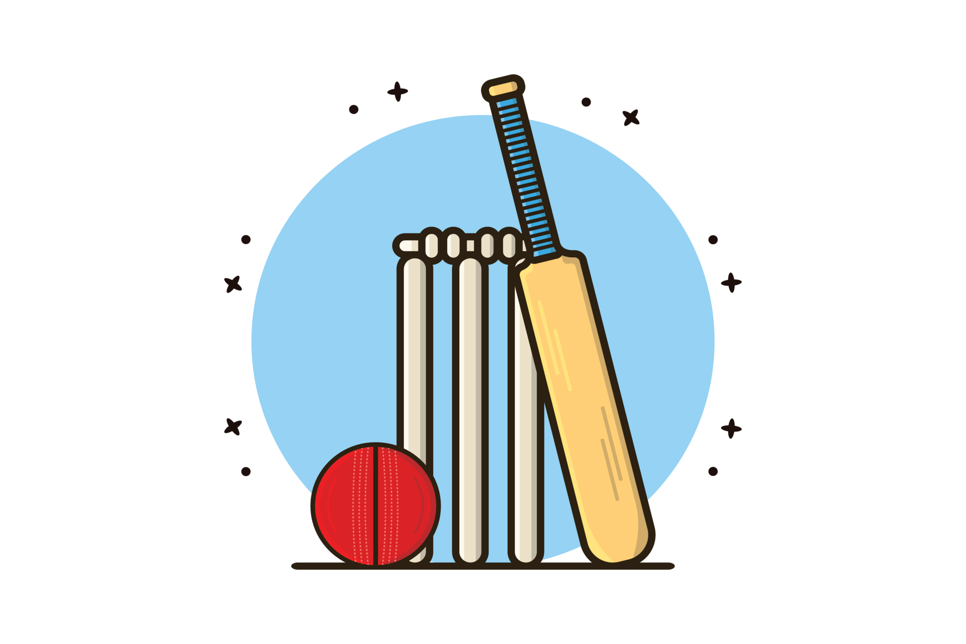 Cricket Bat with Wicket 19167034 PNG Cricket Bat with Wicket 19167034 PNG