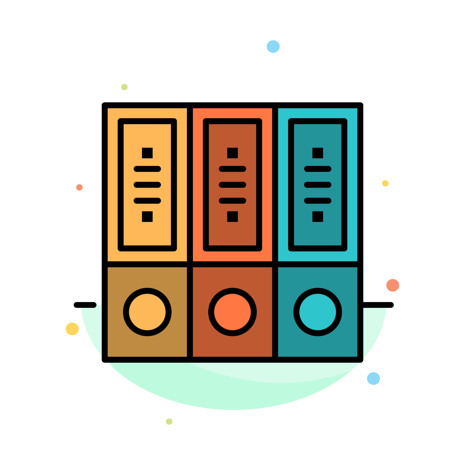 Files Archive Data Database Documents Folders Abstract Flat Color Icon ... Files Archive Data Database Documents Folders Abstract Flat Color Icon ...