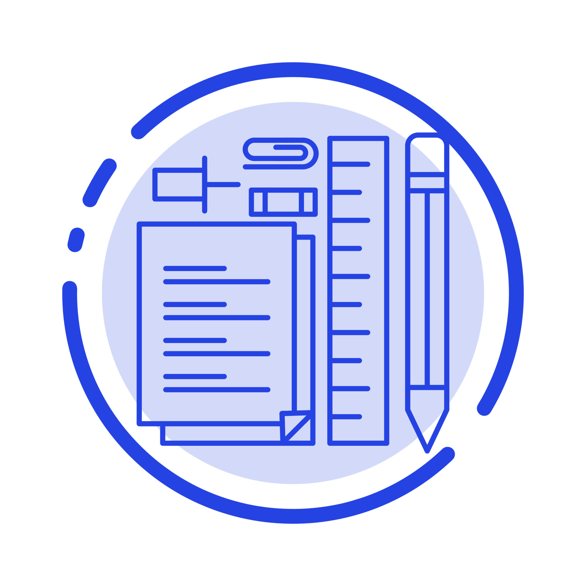 Stationary Pencil Pen Notepad Pin Blue Dotted Line Line Icon 19172295 ... Stationary Pencil Pen Notepad Pin Blue Dotted Line Line Icon 19172295 ...