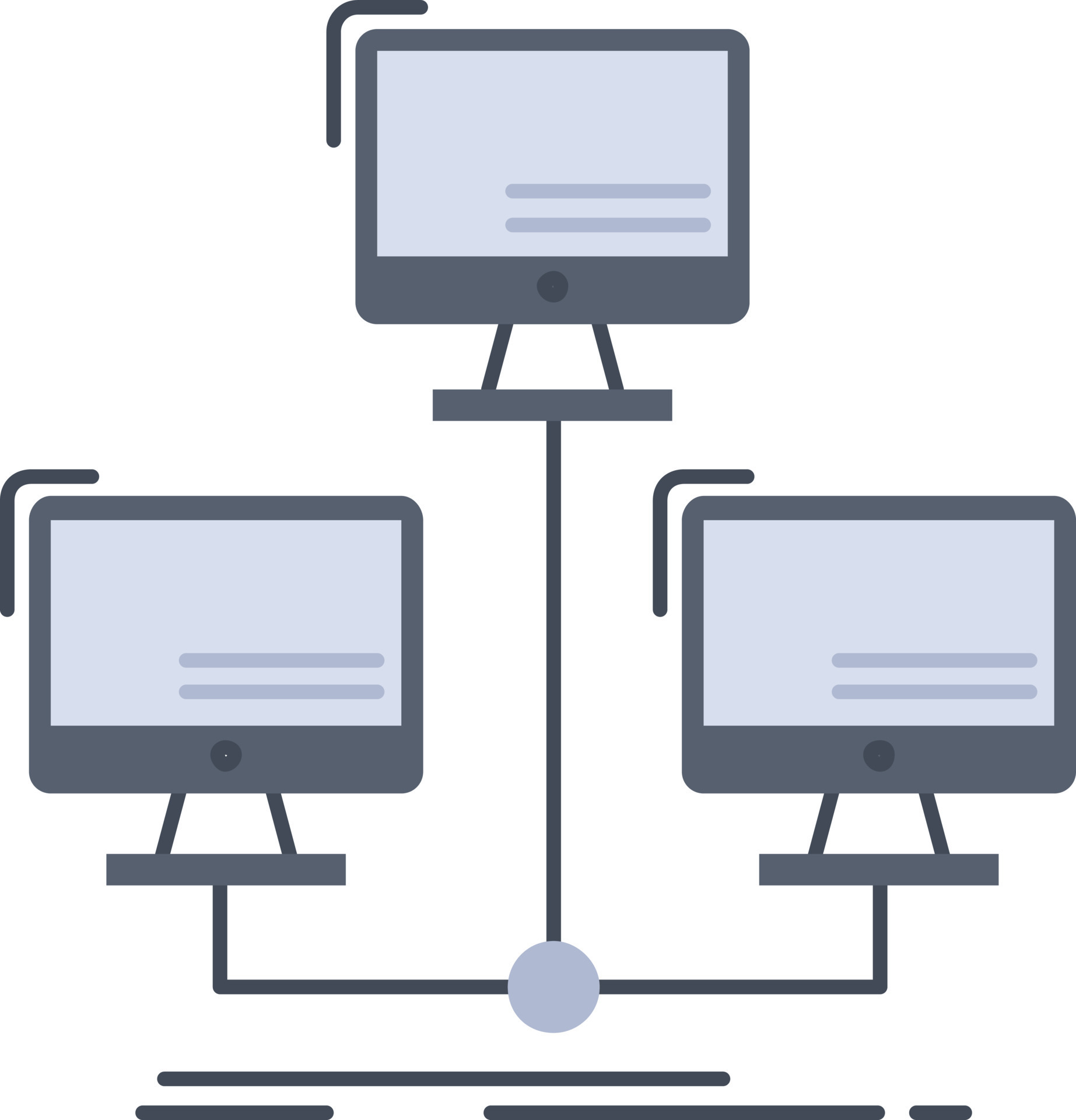 database distributed connection network computer Flat Color Icon Vector ... database distributed connection network computer Flat Color Icon Vector ...