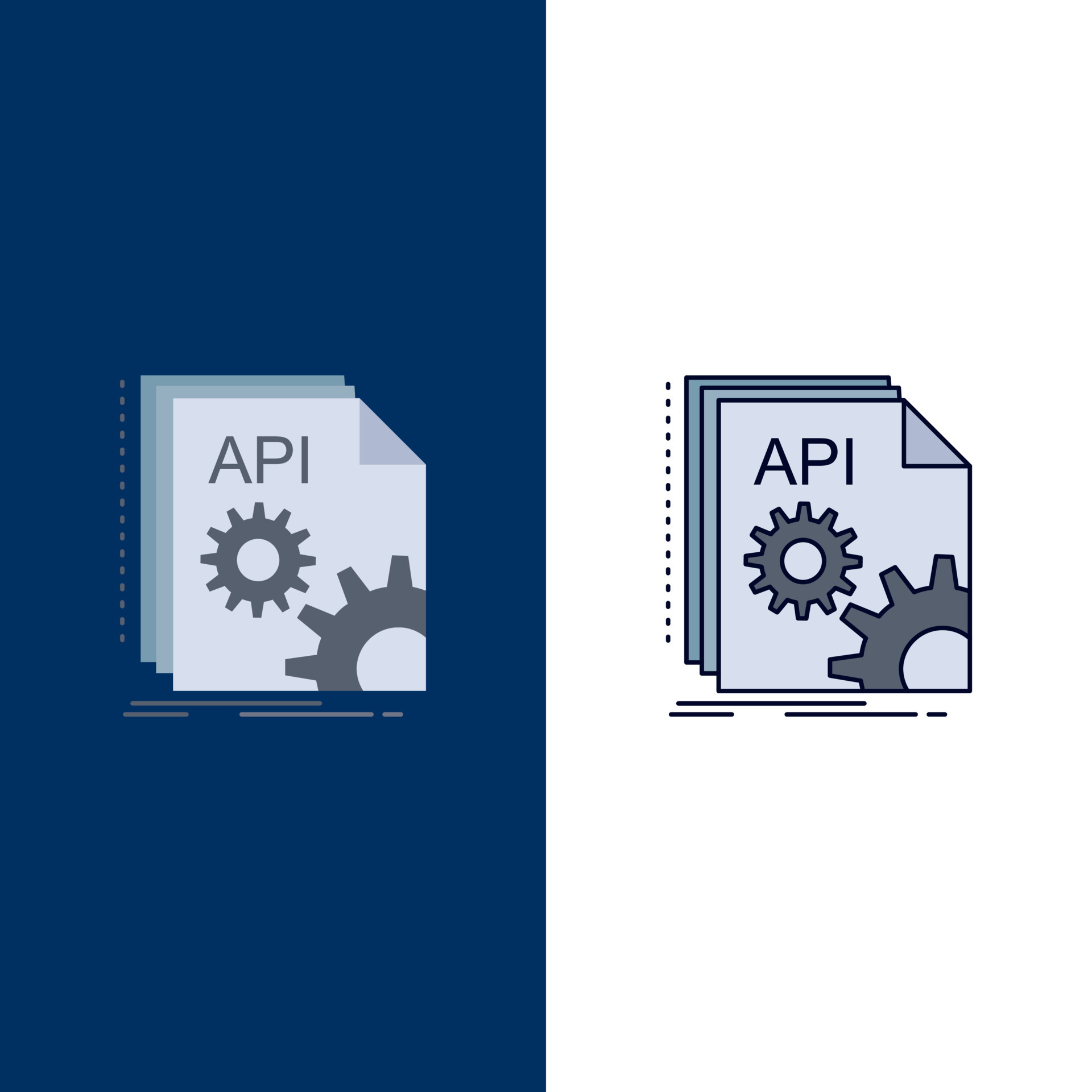 Api App Coding Developer Software Flat Color Icon Vector 19175563 Vector Art At Vecteezy
