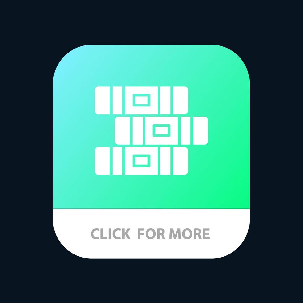 Education Notebook Stationary Mobile App Button Android and IOS Glyph Version 19175755 Vector ...