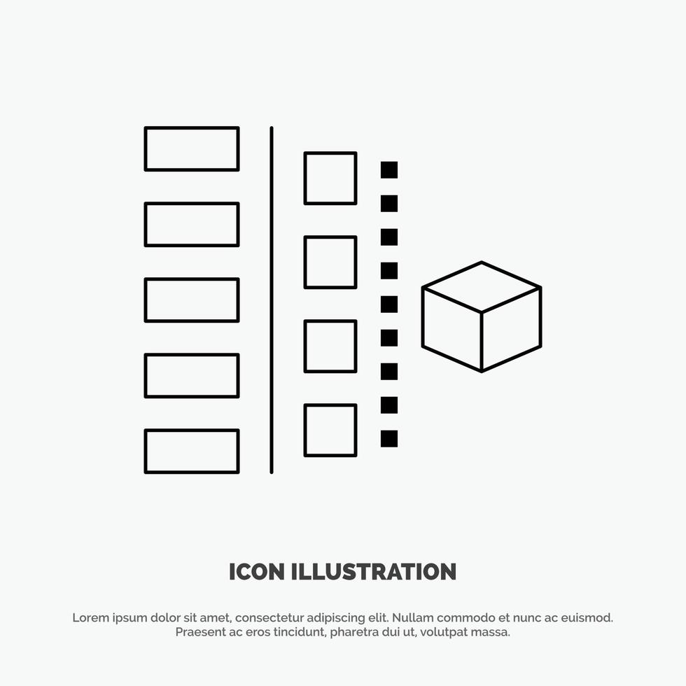 Development Phases Plan Planning Product Line Icon Vector 19176341 ...