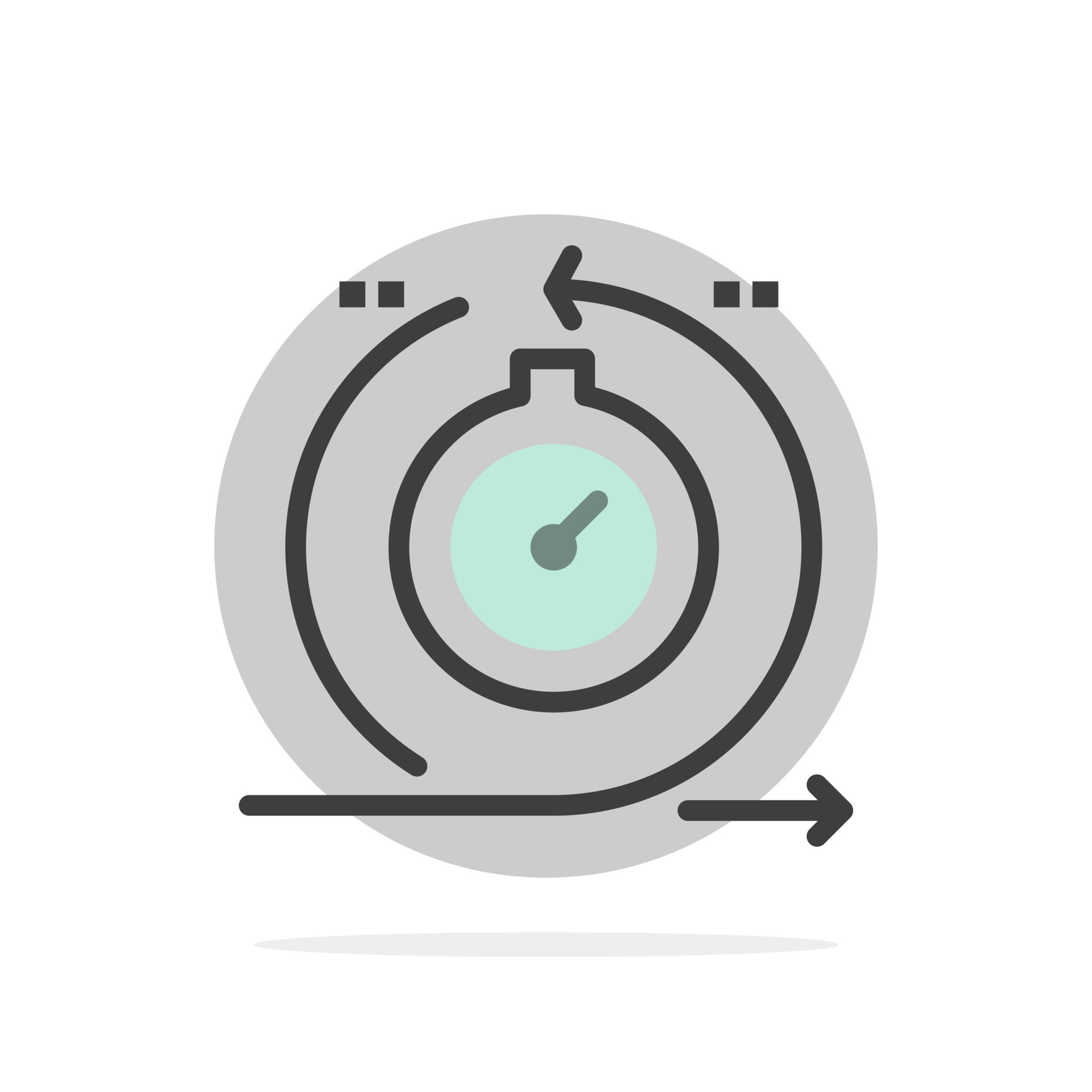 Agile Cycle Development Fast Iteration Abstract Circle Background Flat Color Icon 19178993 8637