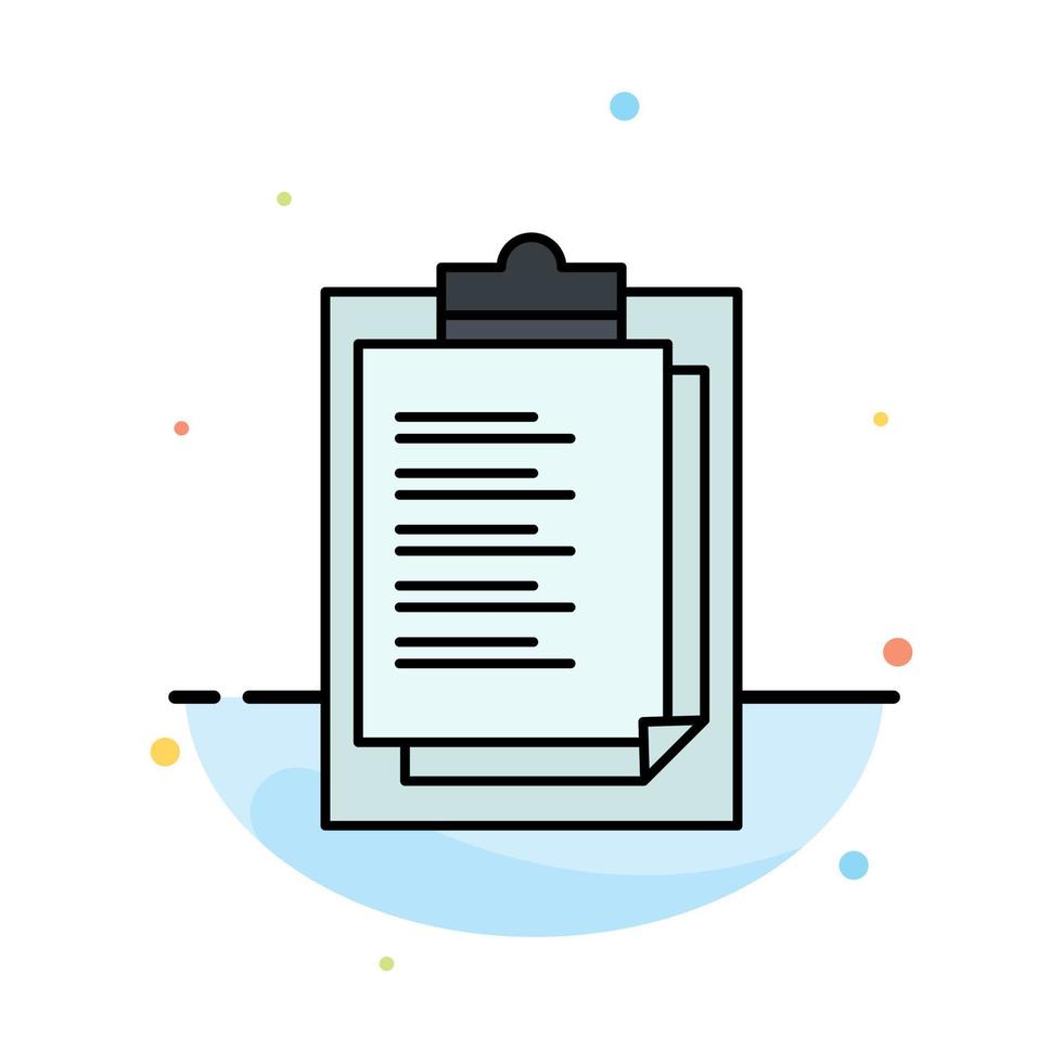 Notepad Report Card Result Presentation Abstract Flat Color Icon ...