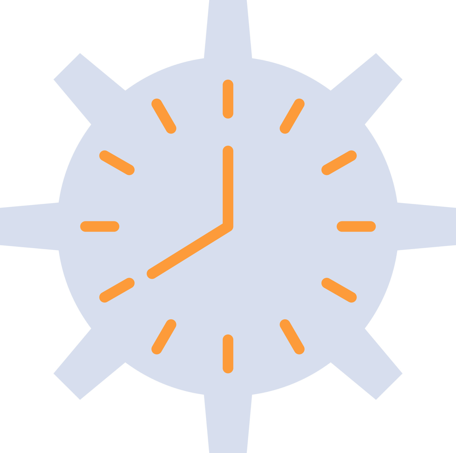 Clock Deadline Time Timepiece Timing Watch Work Flat Color Icon Vector