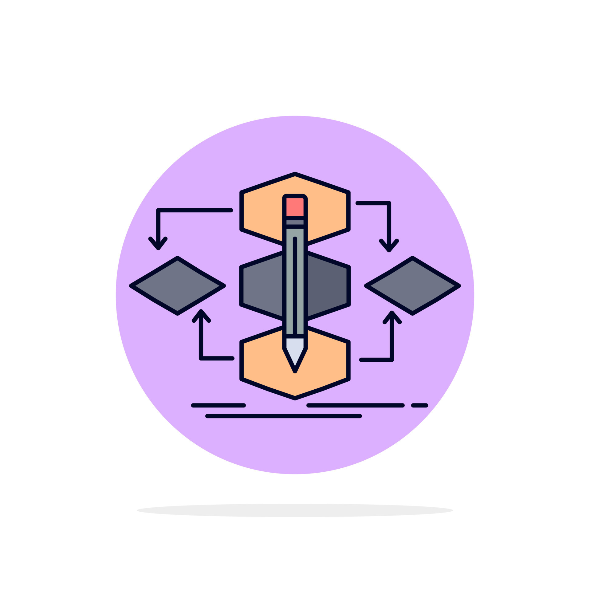 Algorithm design method model process Flat Color Icon Vector 19179861 ... Algorithm design method model process Flat Color Icon Vector 19179861 ...