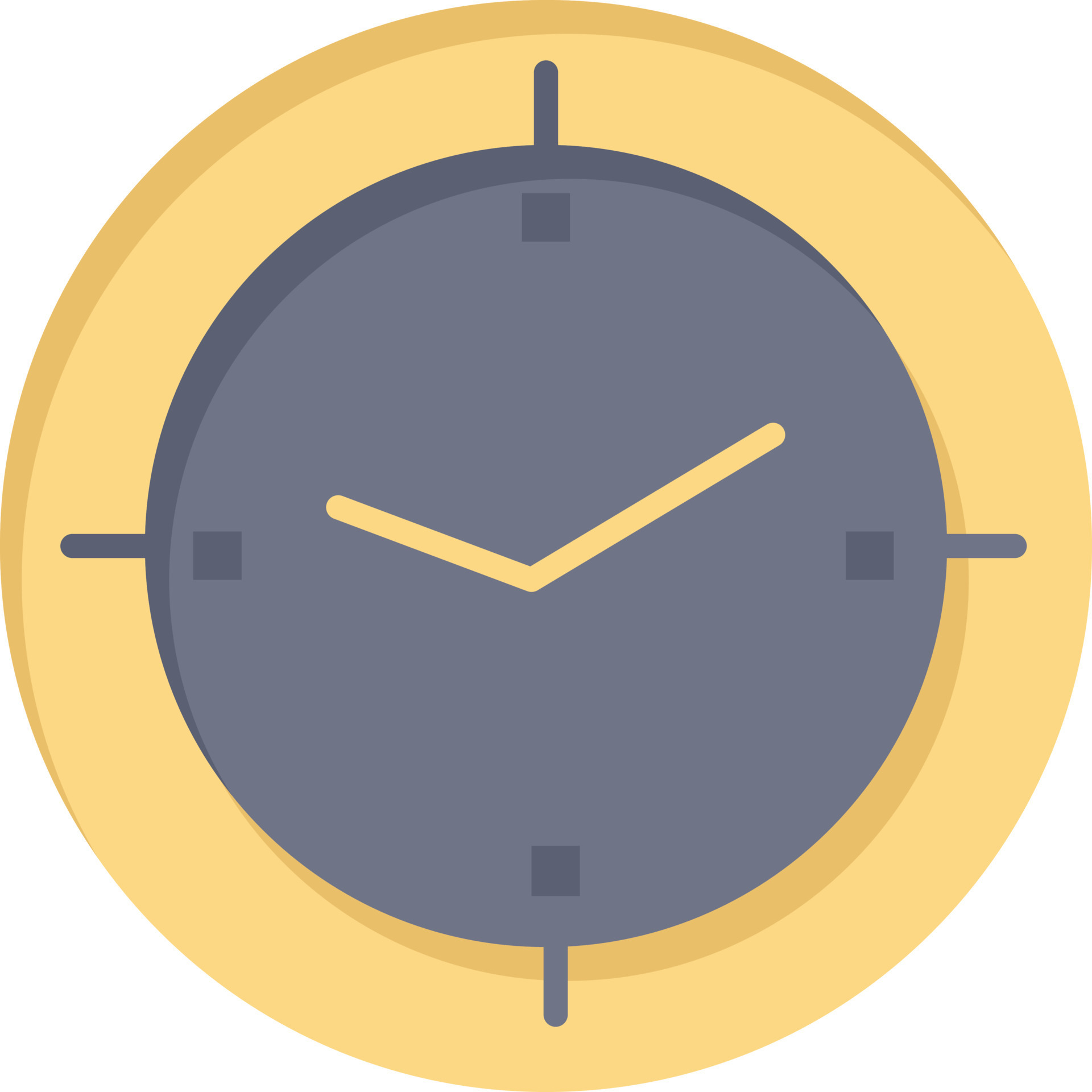 Time Timer Compass Machine Flat Color Icon Vector Icon Banner Template 19182588 Vector Art At