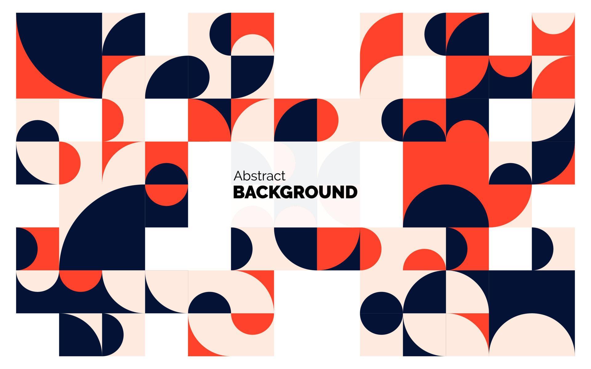 Colourful abstract geometric shapes background Vector illustration ...