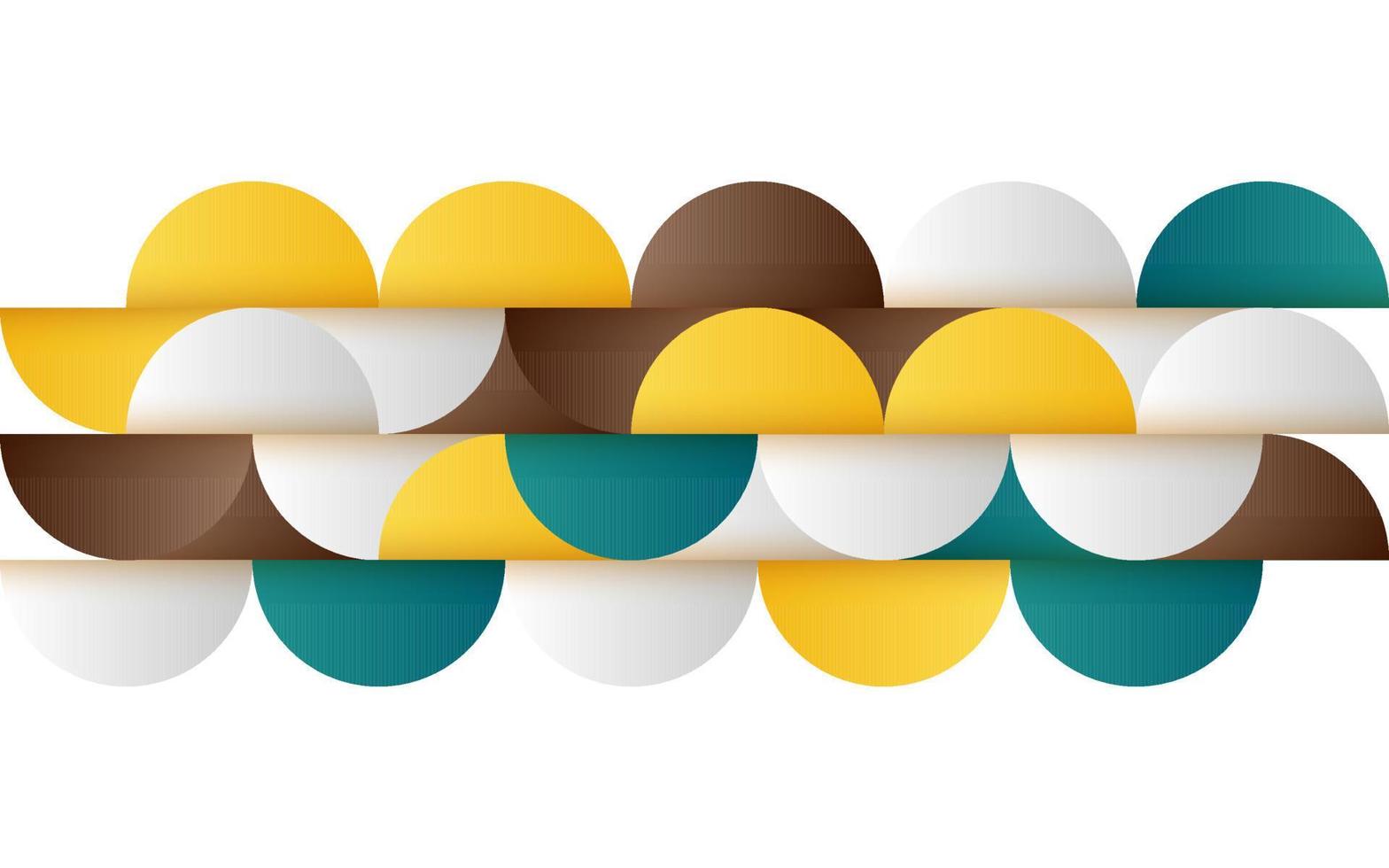 Mid-century geometric abstract pattern with simple shapes and beautiful ...