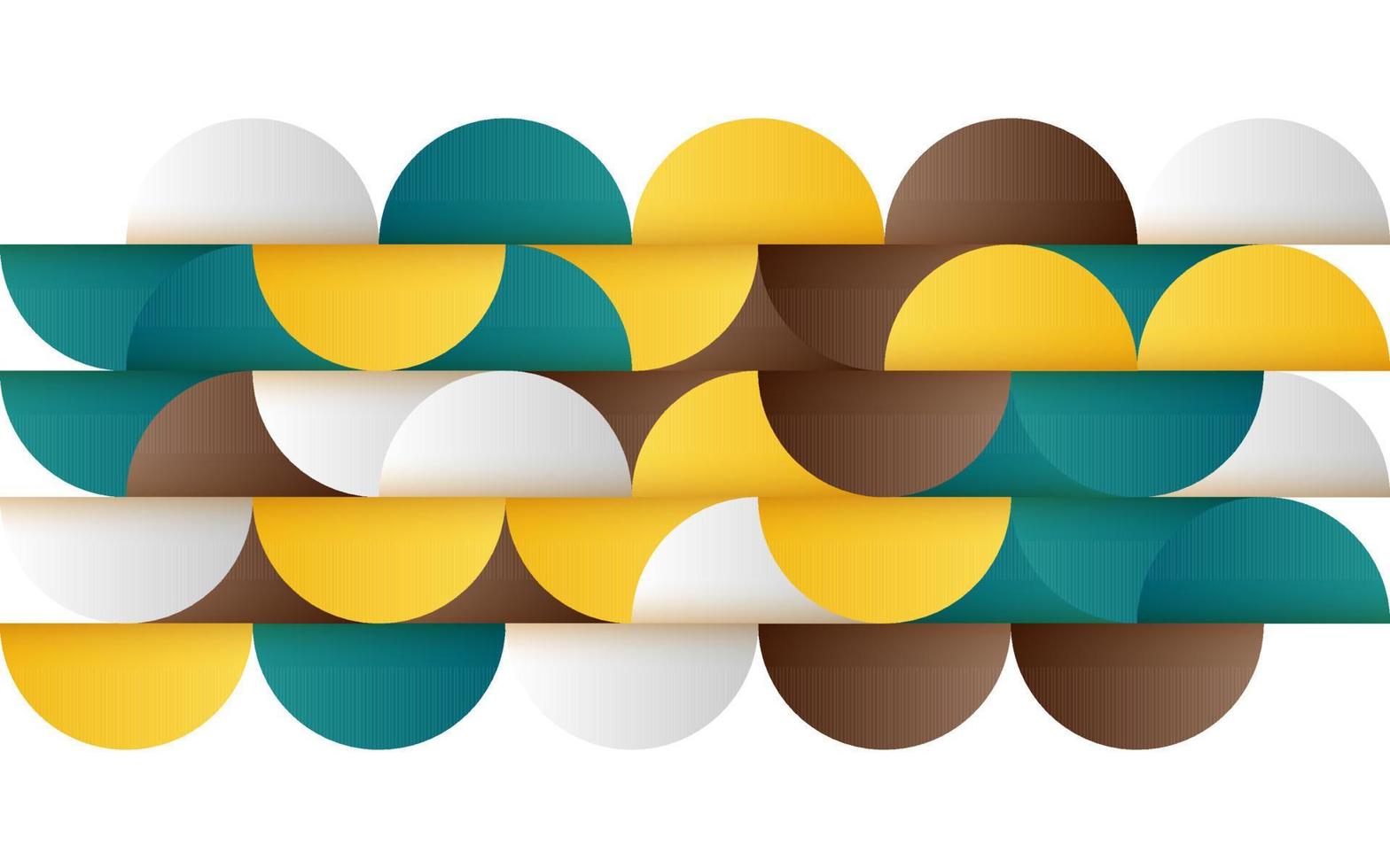 Mid-century geometric abstract pattern with simple shapes and beautiful ...