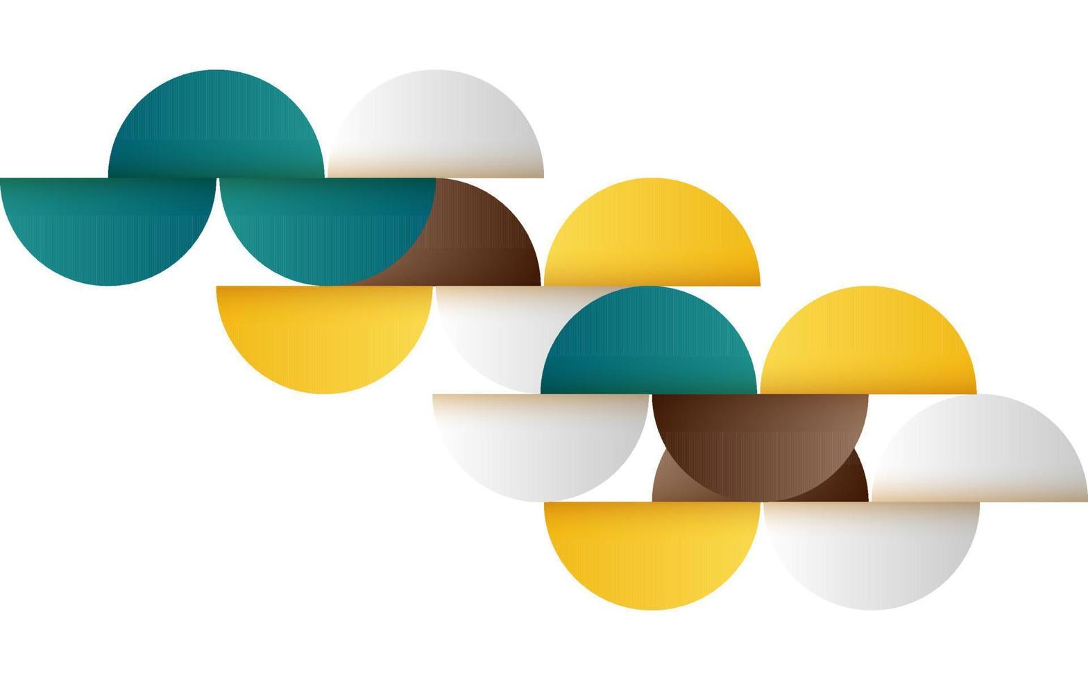 Mid-century geometric abstract pattern with simple shapes and beautiful ...