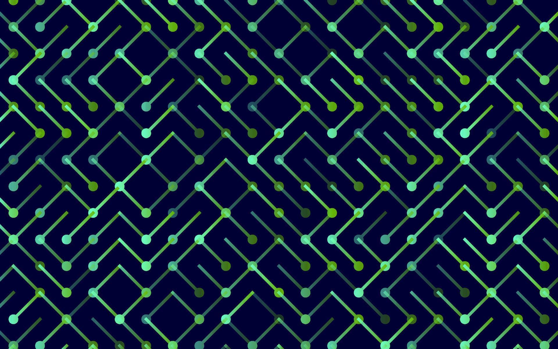 Technology Vector Seamless Pattern Banner Geometric Striped Ornament