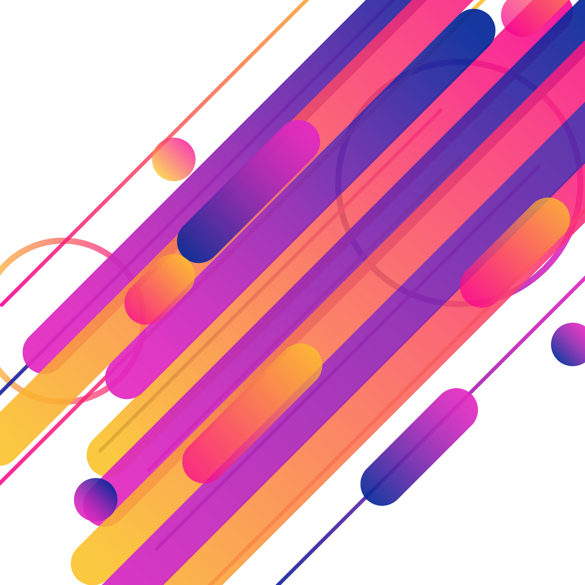 Rounded Lines Edge Background. Creative Lines for business brochure ...