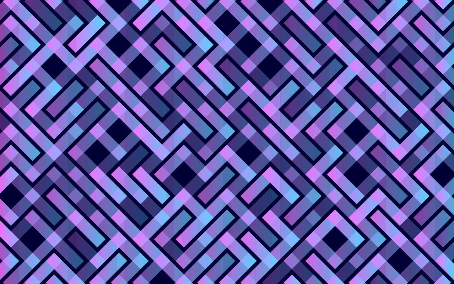 Lines Vector Seamless Pattern Banner Geometric Striped Ornament