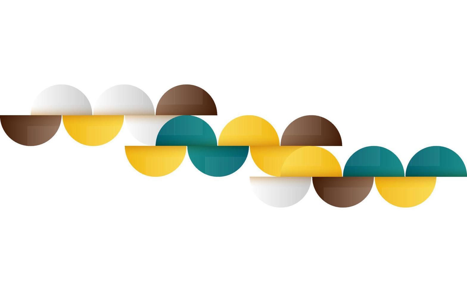 Mid-century geometric abstract pattern with simple shapes and beautiful ...