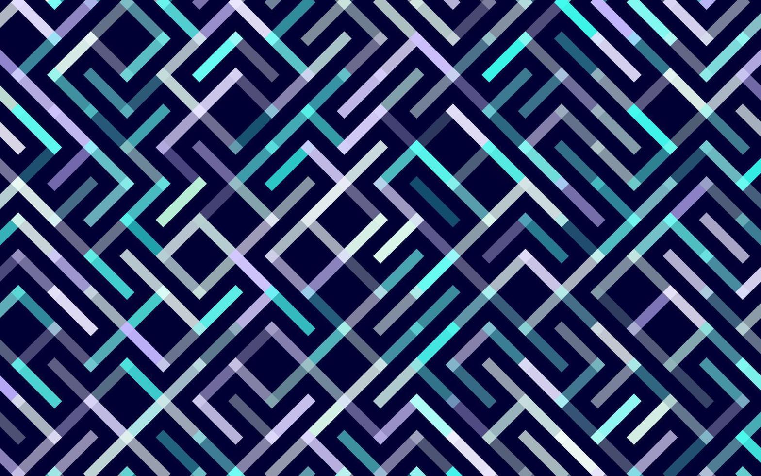 Lines Vector Seamless Pattern Banner Geometric Striped Ornament