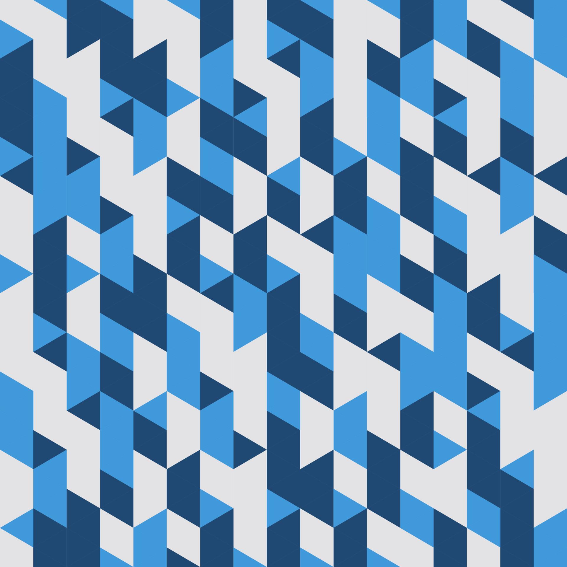 Blue Geometric Seamless pattern Abstract background 19185887 Vector Art ...