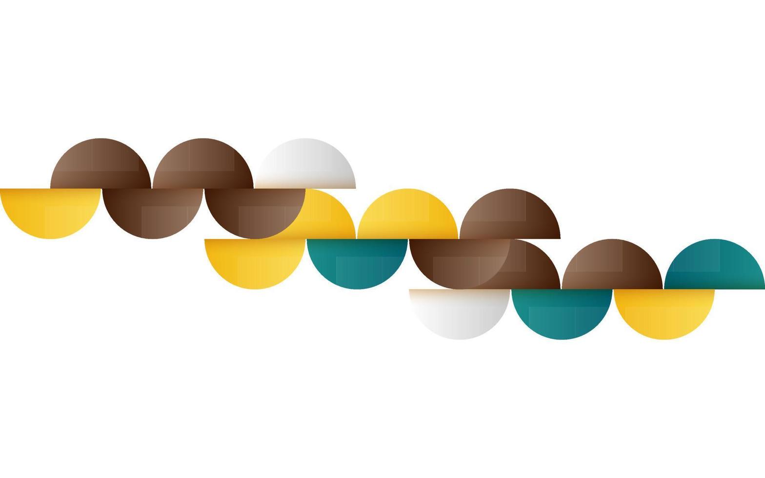 Mid-century geometric abstract pattern with simple shapes and beautiful ...