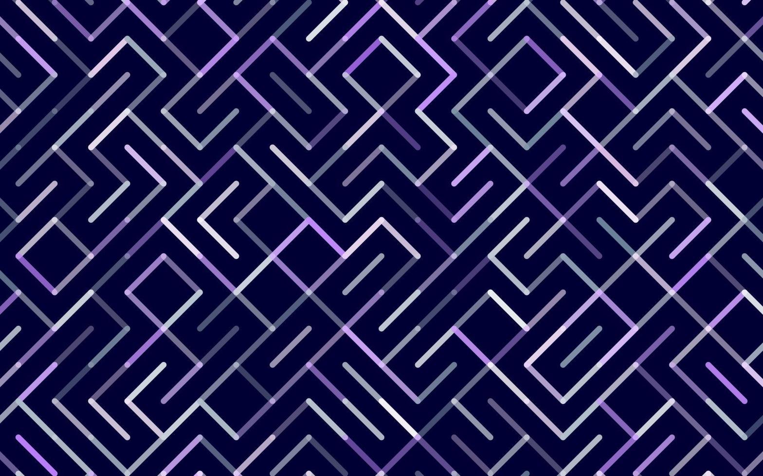 Lines Vector Seamless Pattern Banner Geometric Striped Ornament