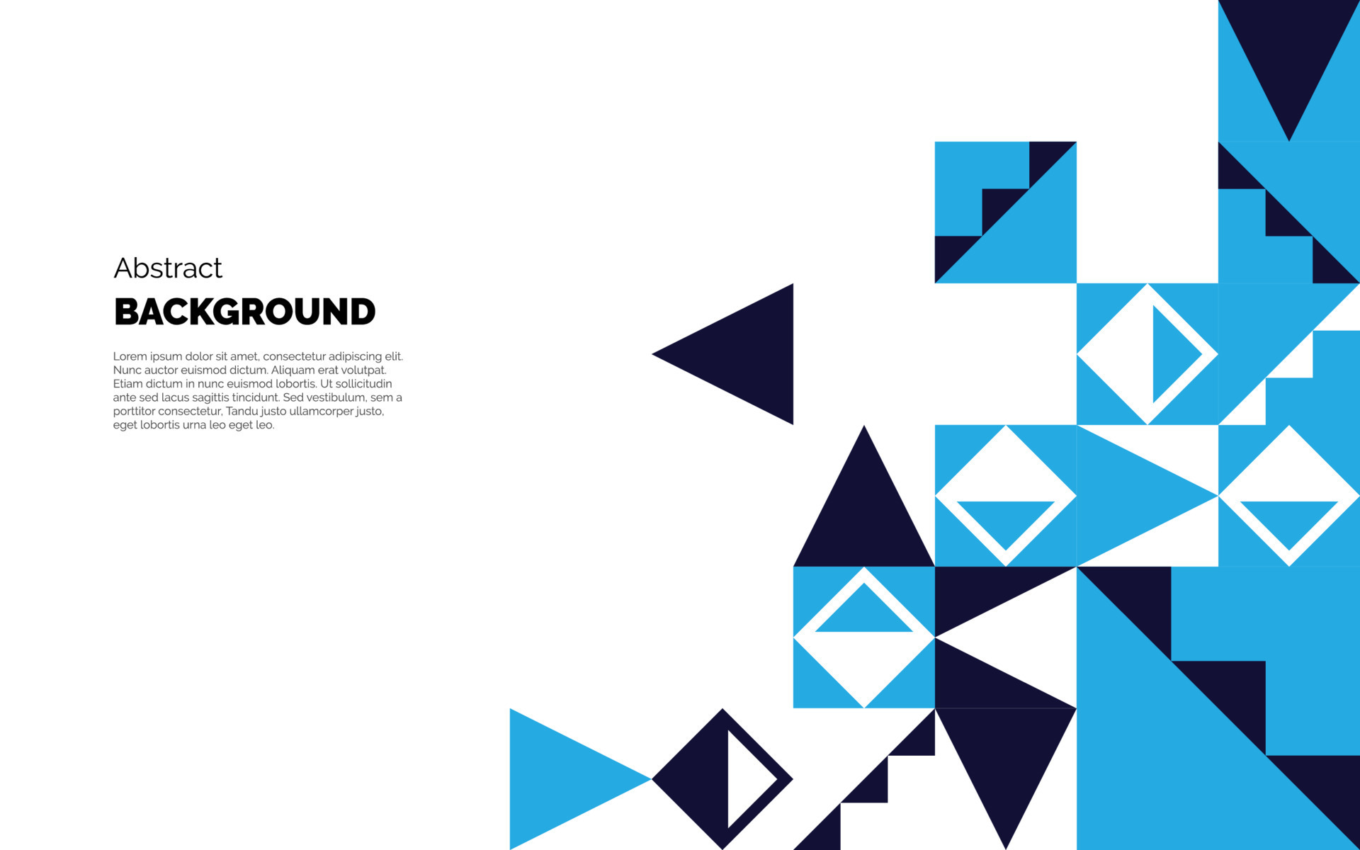 Colourful abstract geometric shapes background Vector illustration ...