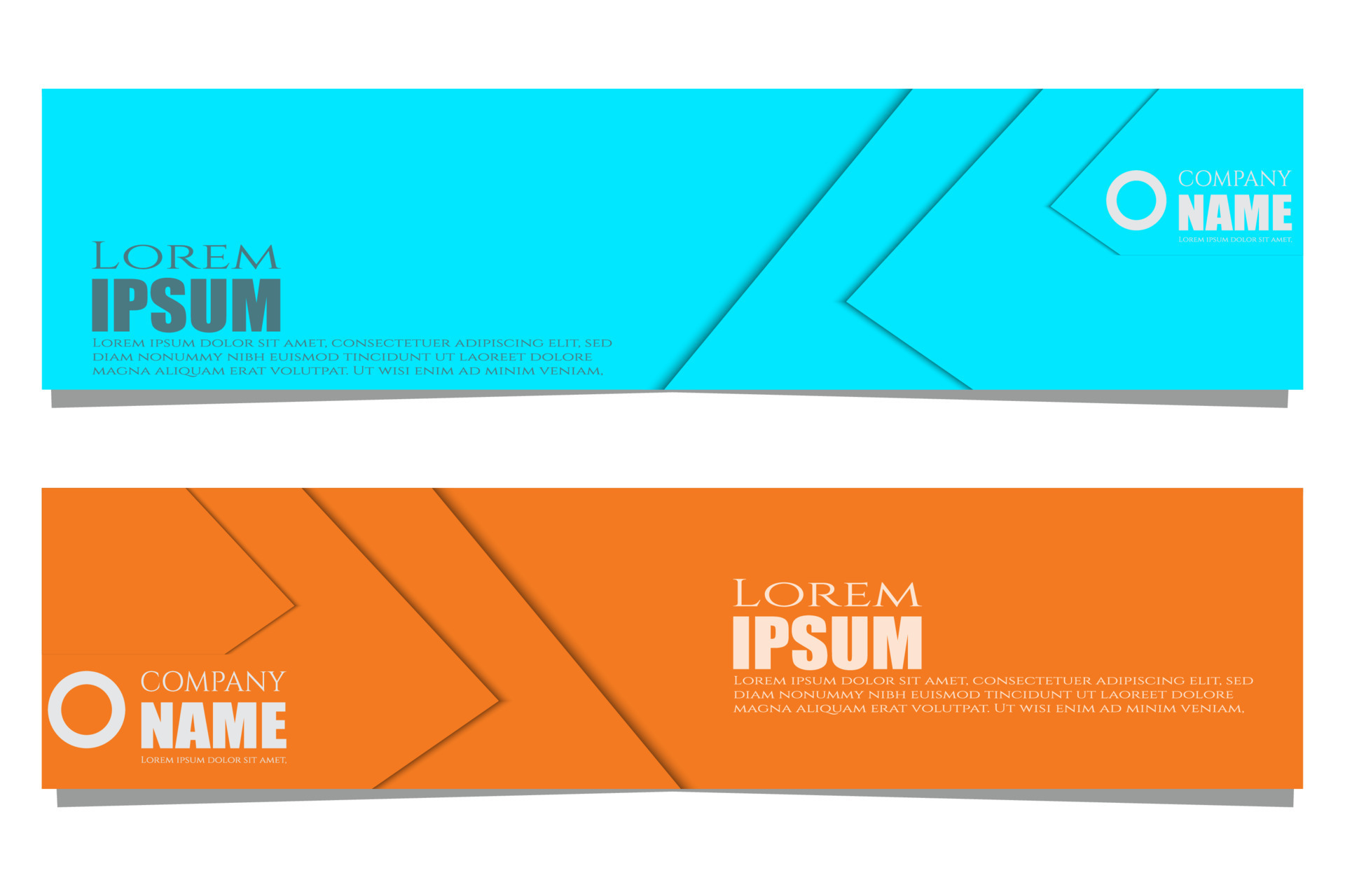 simple banner design 19187134 Vector Art at Vecteezy