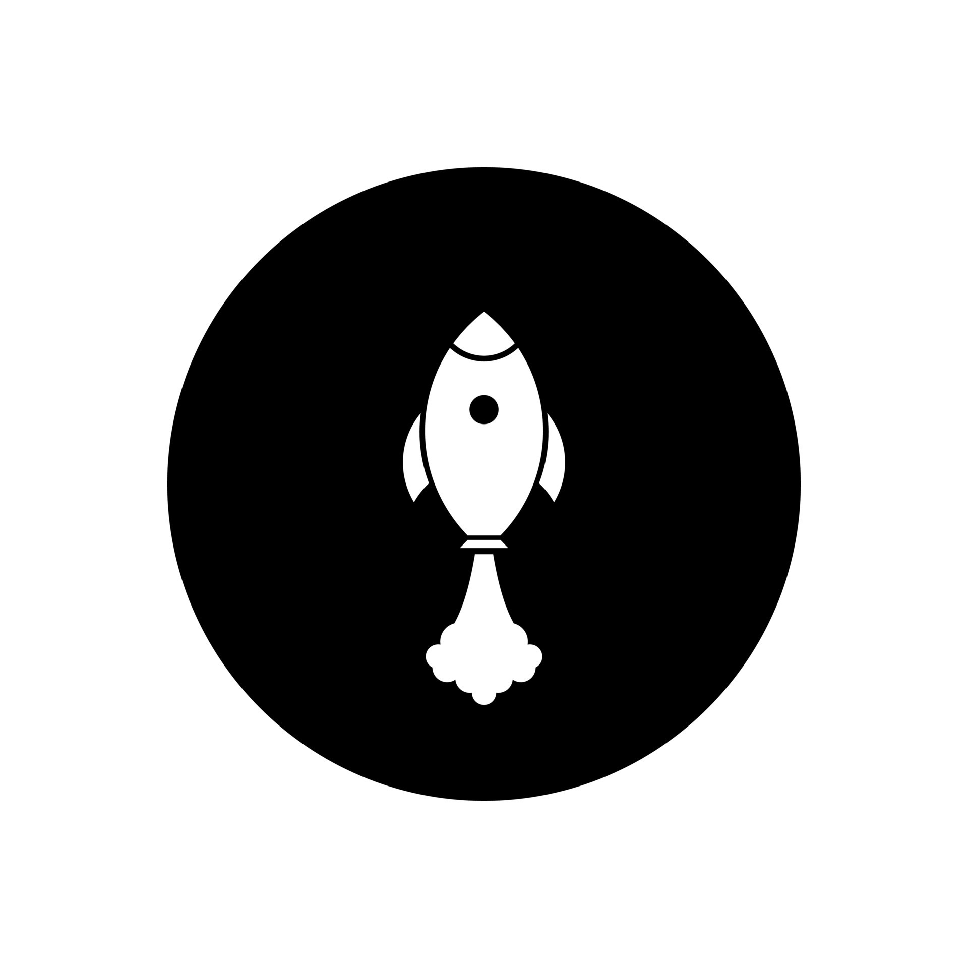 Rocket icon vector. Launch sign symbol illustration 19187841 Vector Art ...