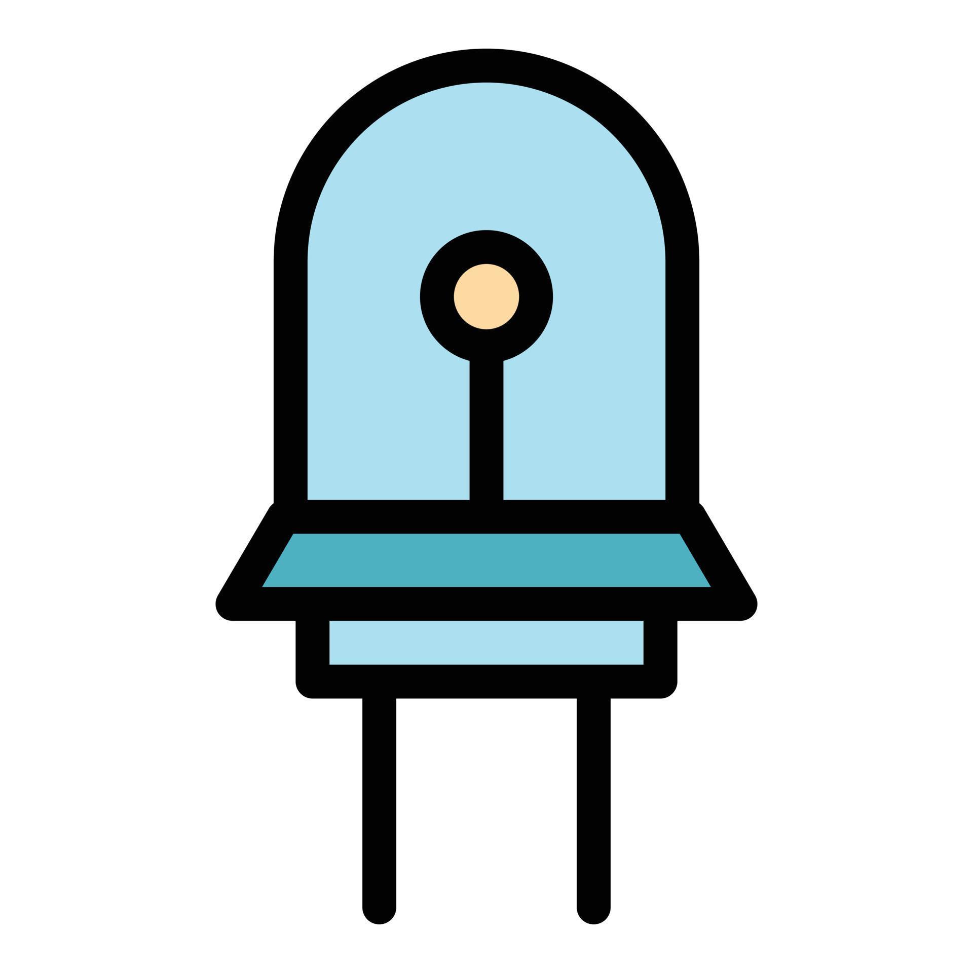 Electric diode icon color outline vector 19189202 Vector Art at Vecteezy