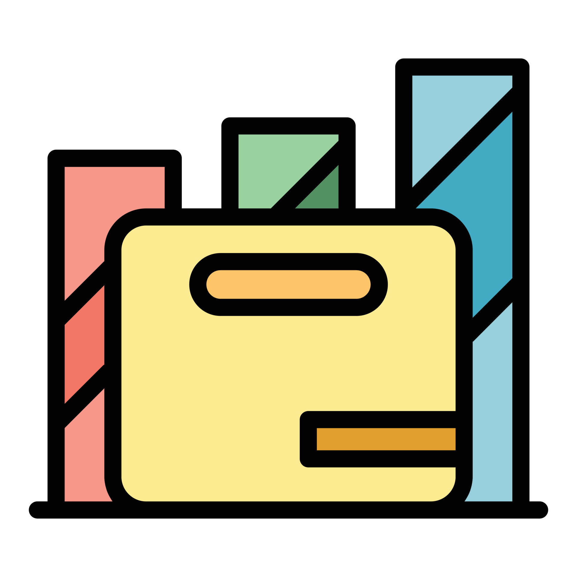 Market Research Icon Color Outline Vector 19191217 Vector Art At Vecteezy